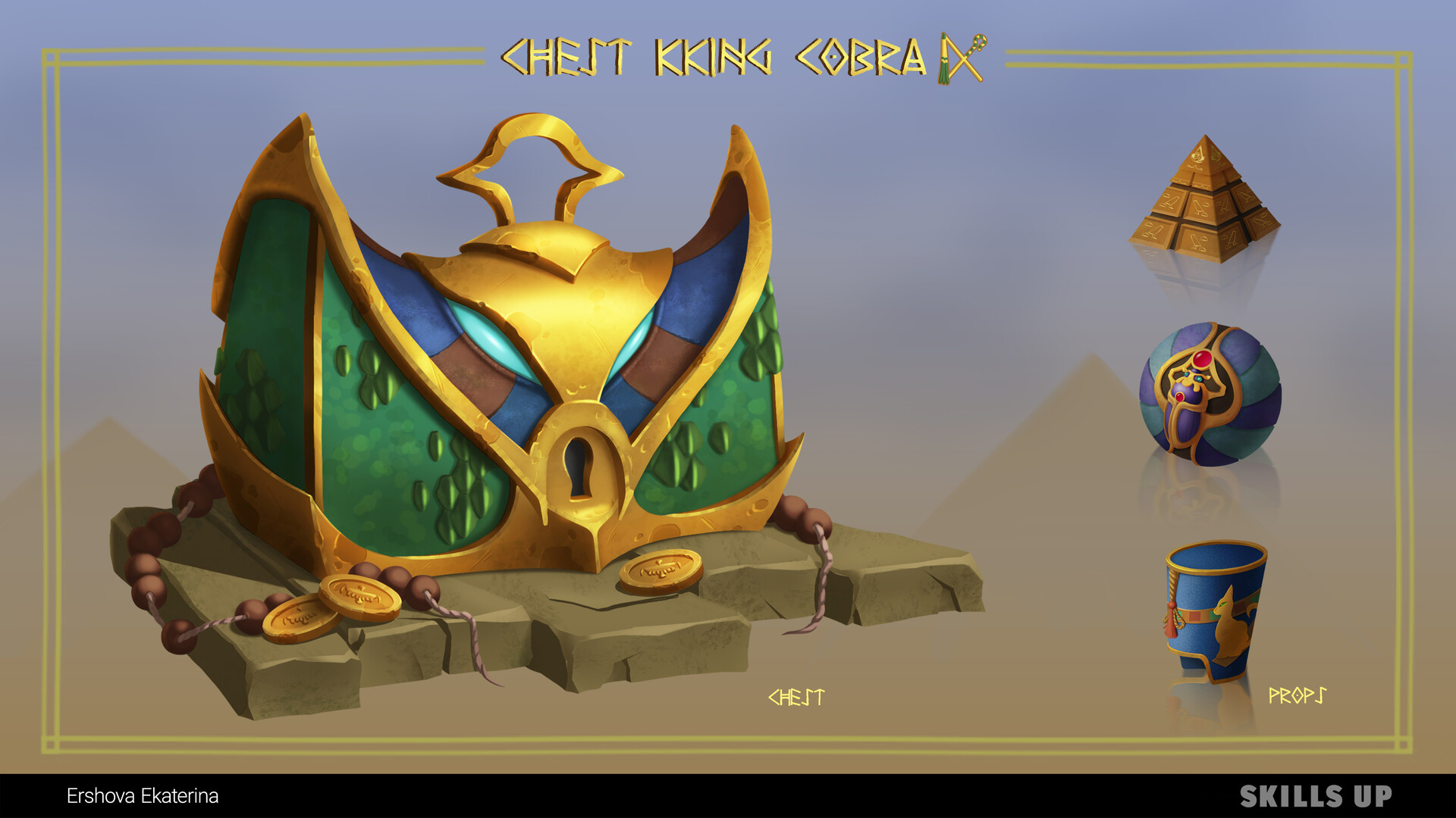 ArtStation - Chest "King Cobra"