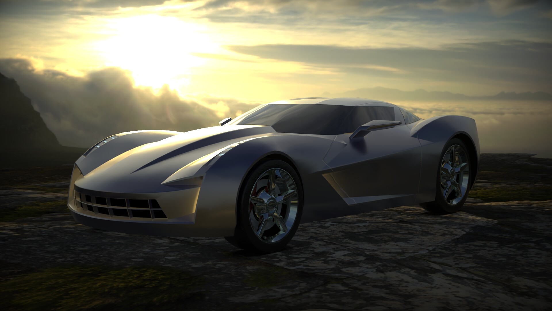 ArtStation - Corvette Stingray Concept