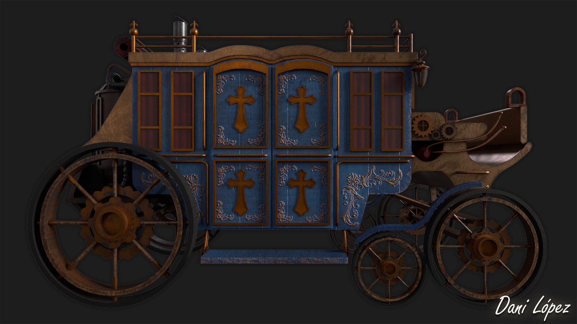 Dani López Honrubia - Steampunk cart