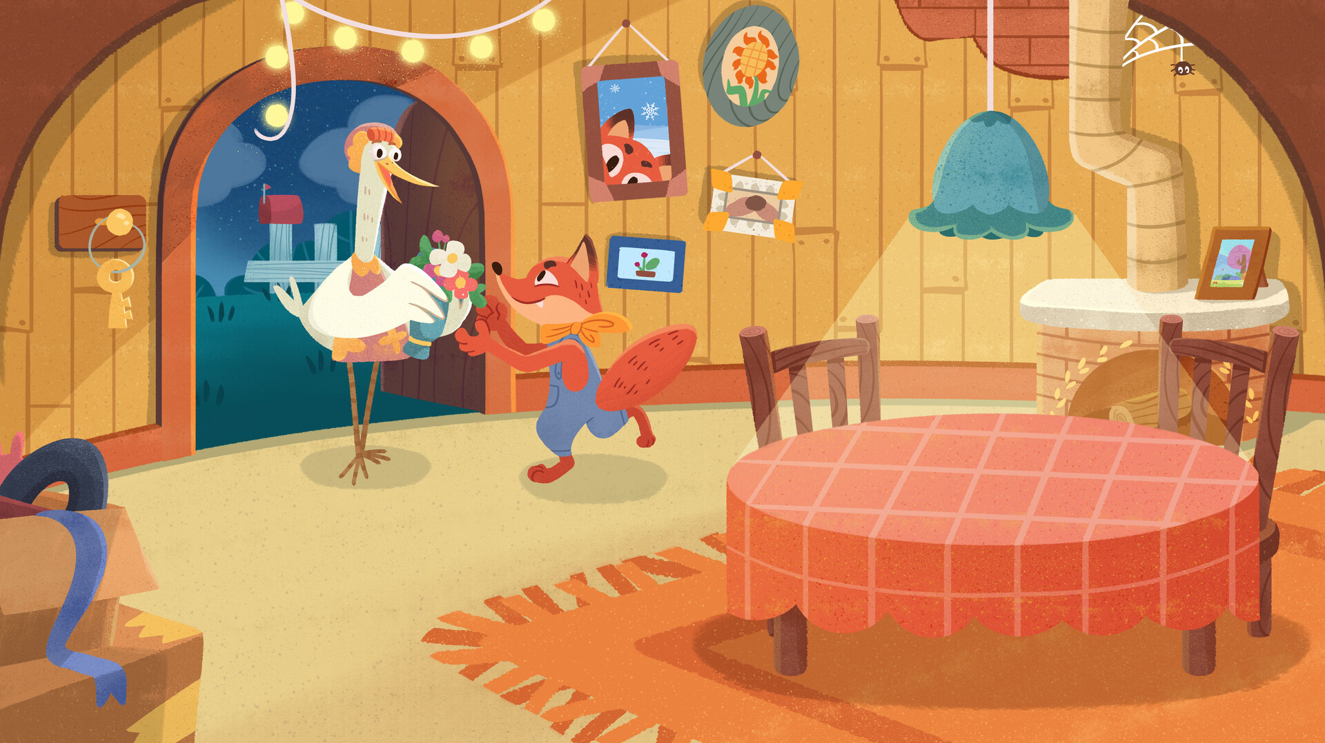 Jitiyan - Children's picture book fox The story of the fox's treat