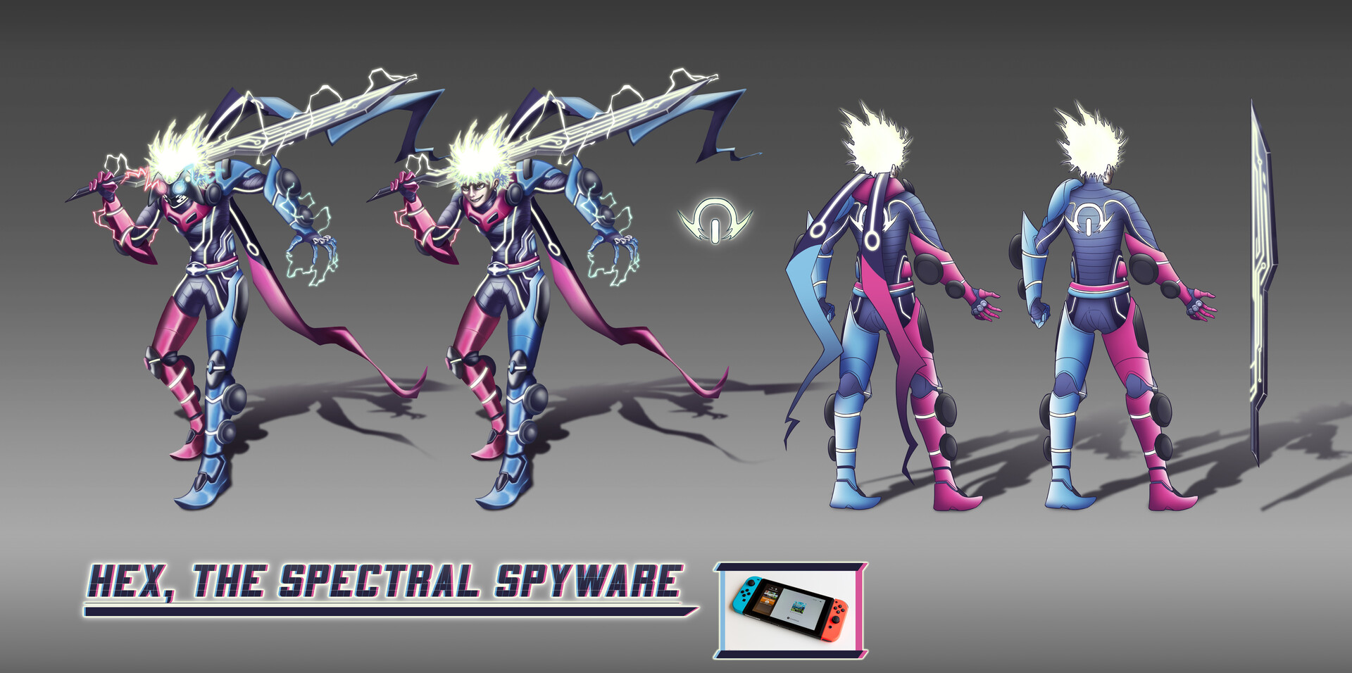 ArtStation - Character Design: Hex, The Spectral Spyware