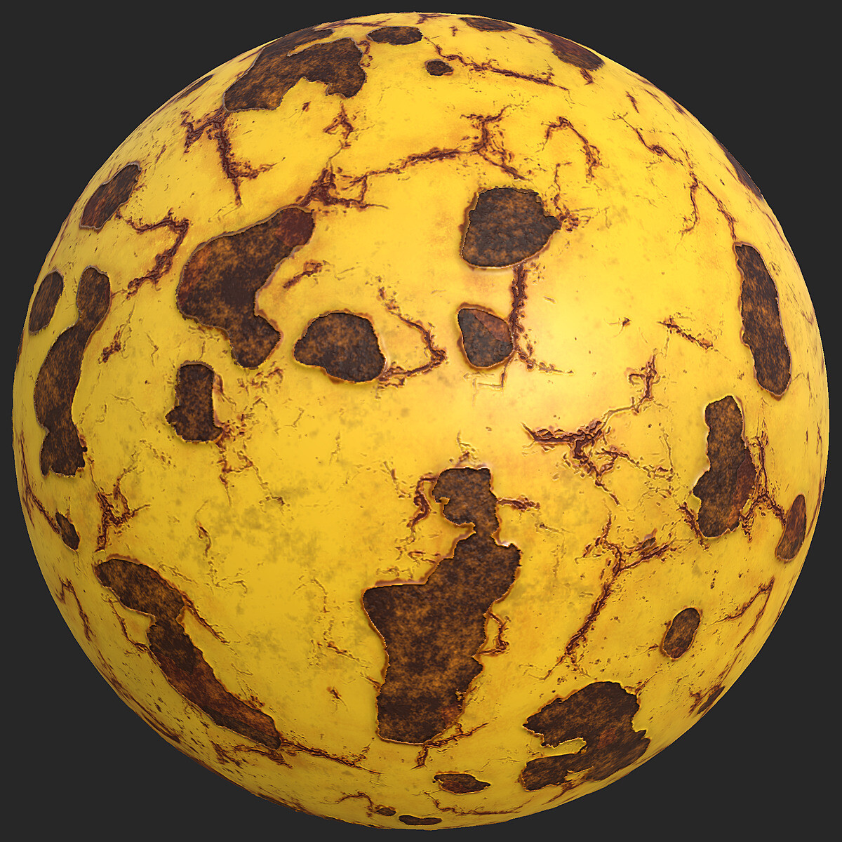 TextureCan - Rusty Peeling Paint of Metal (FREE PBR Texture)