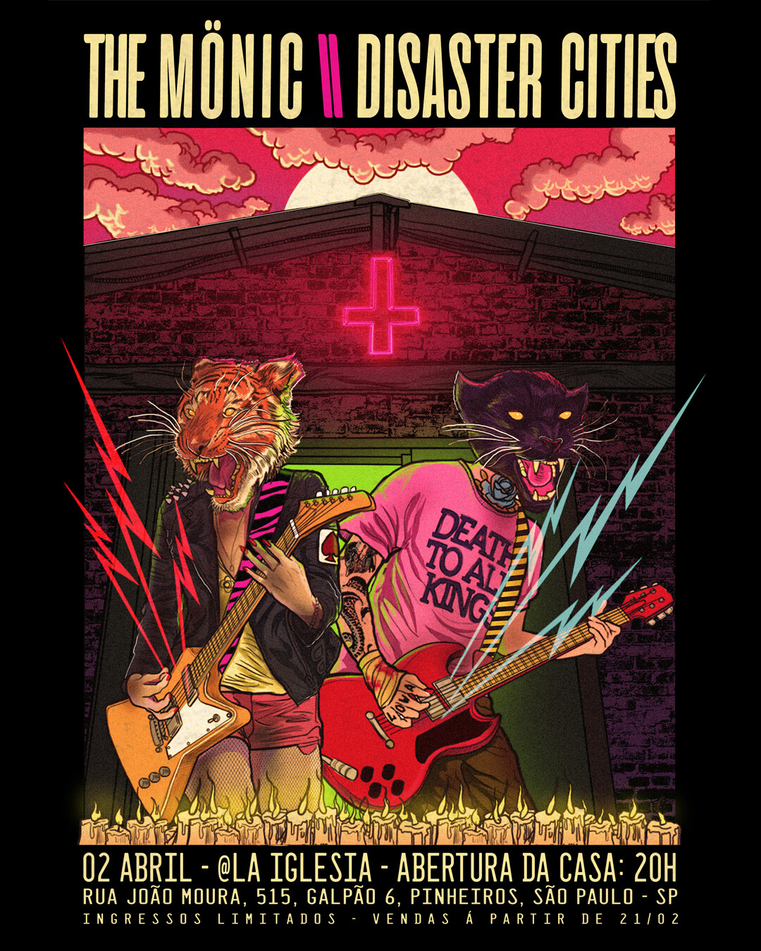 ArtStation - CONCERT POSTER FOR THE MÖNIC & DISASTER CITIES