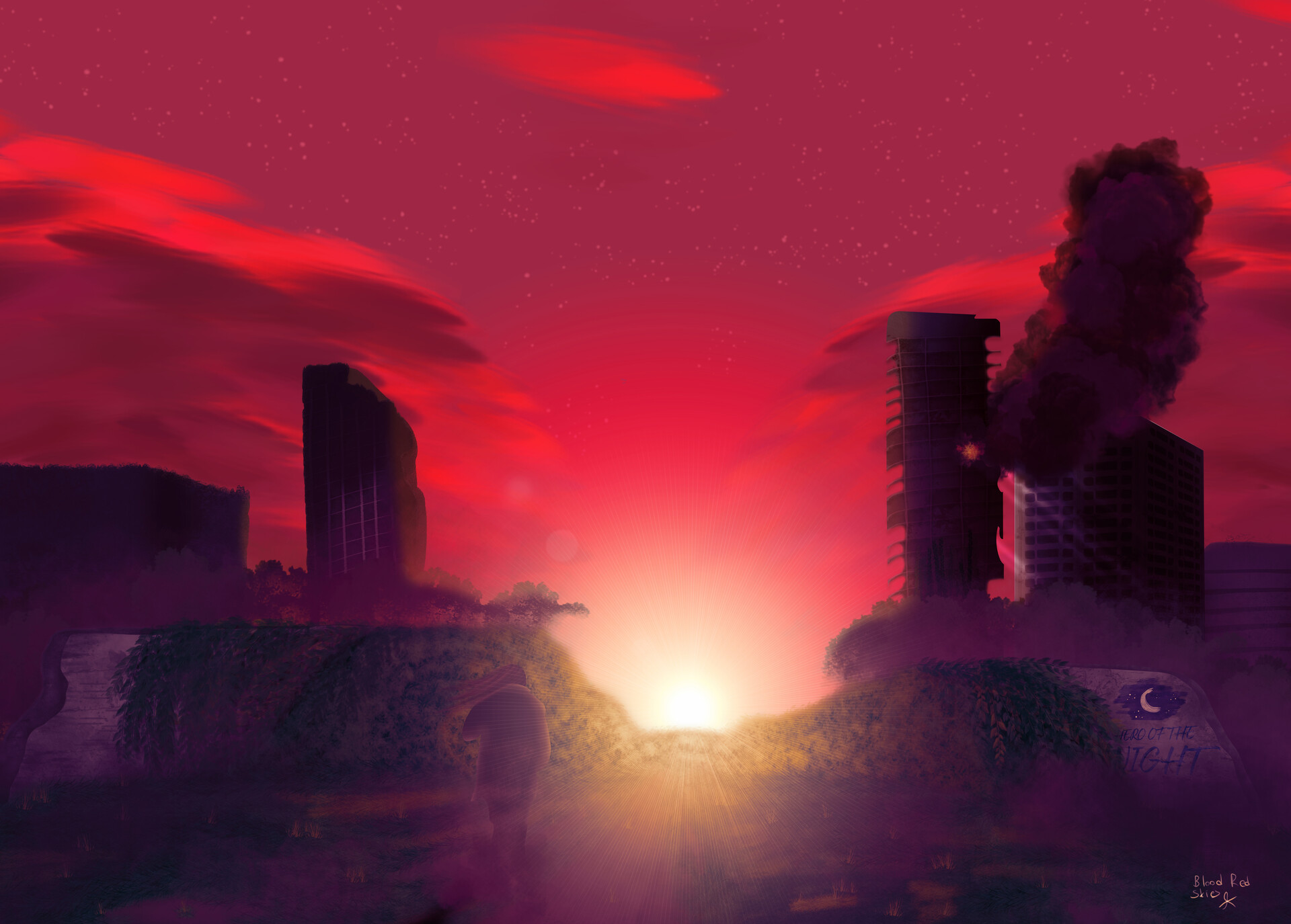 ArtStation - Blood Red Skies