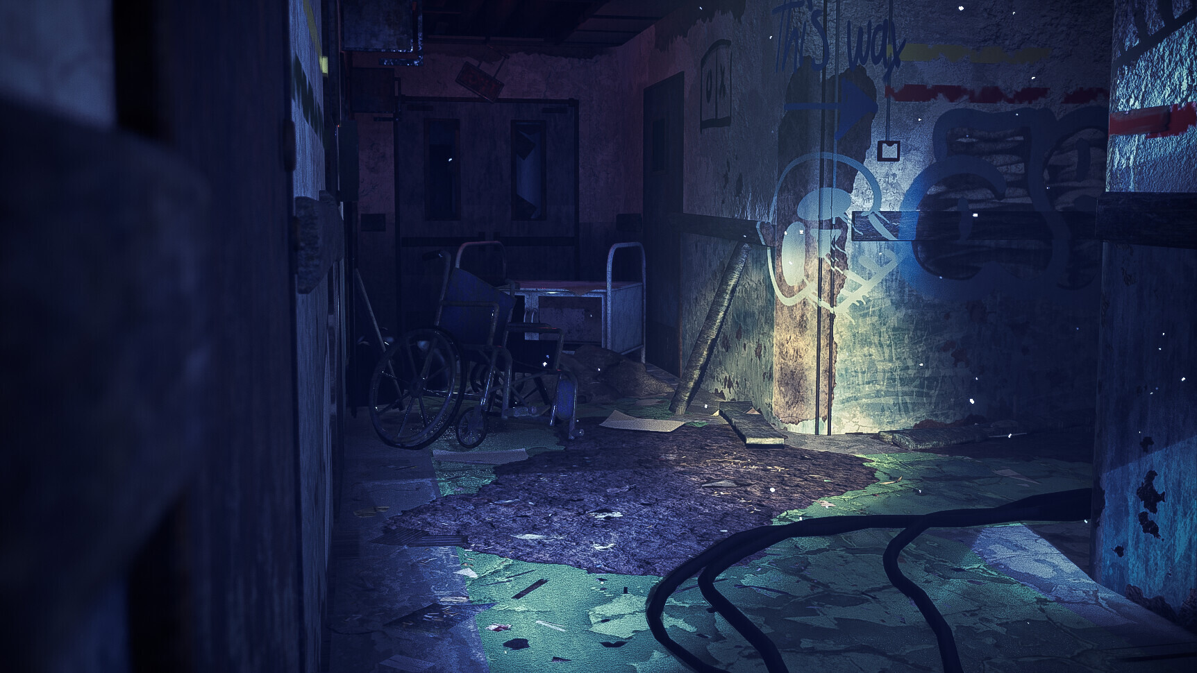 ArtStation - Hospital Horror Diorama