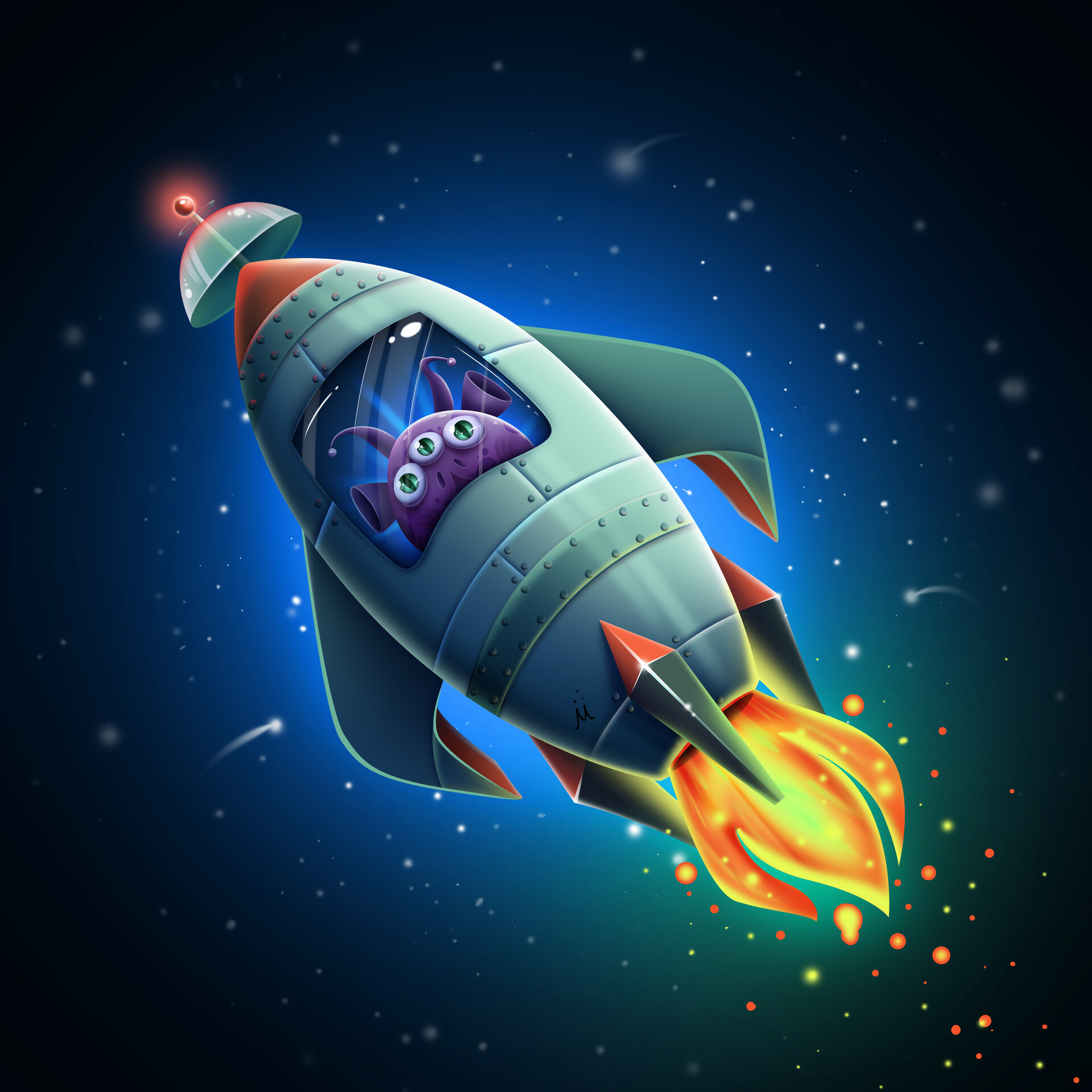 ArtStation - Alien Rocket