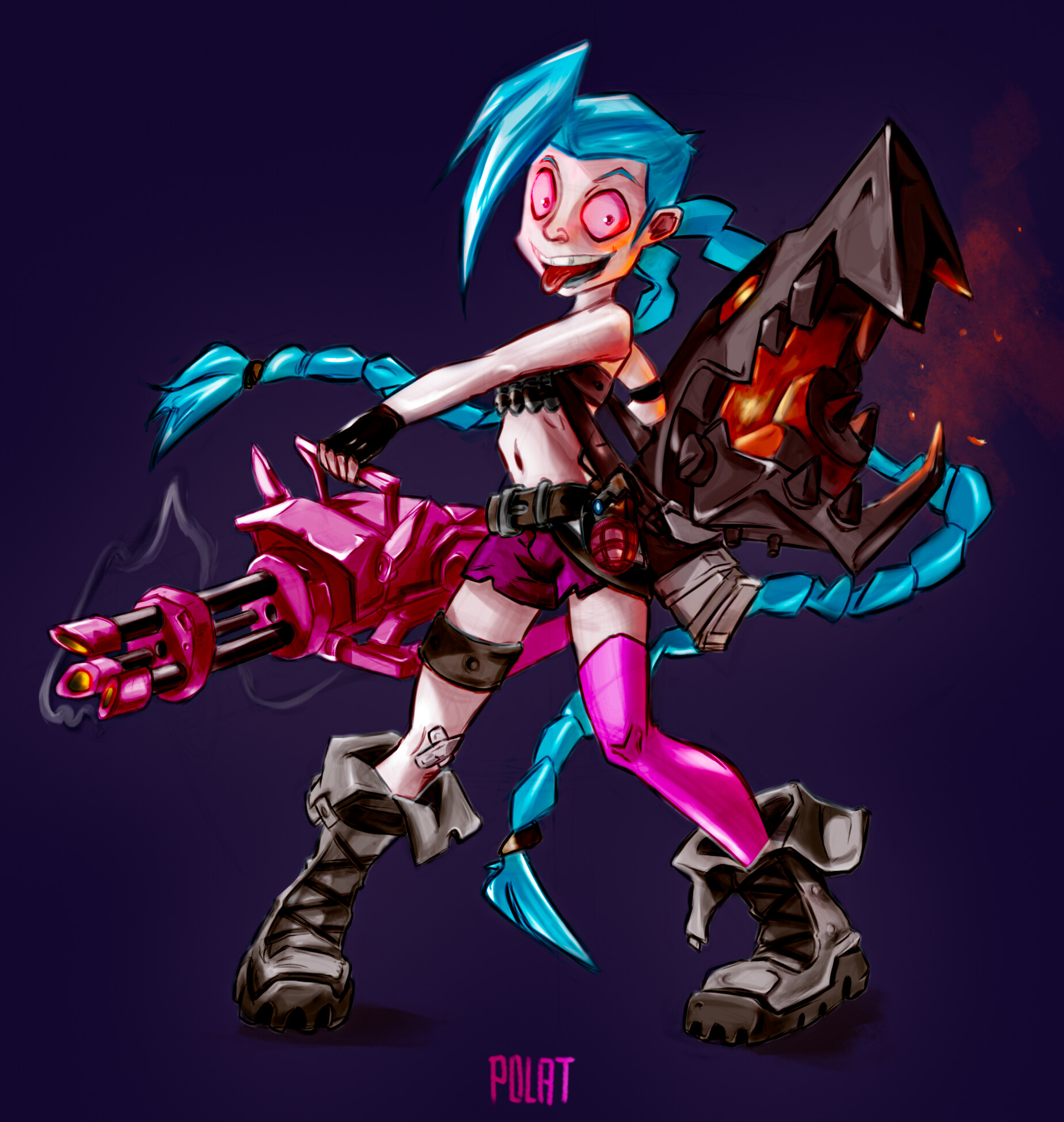 Jinx Arcane Art Station