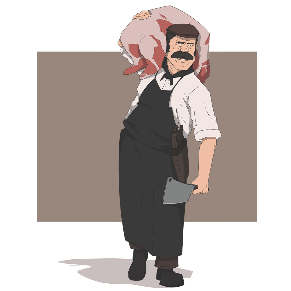 ArtStation - The Butcher - Turn Around & Pose