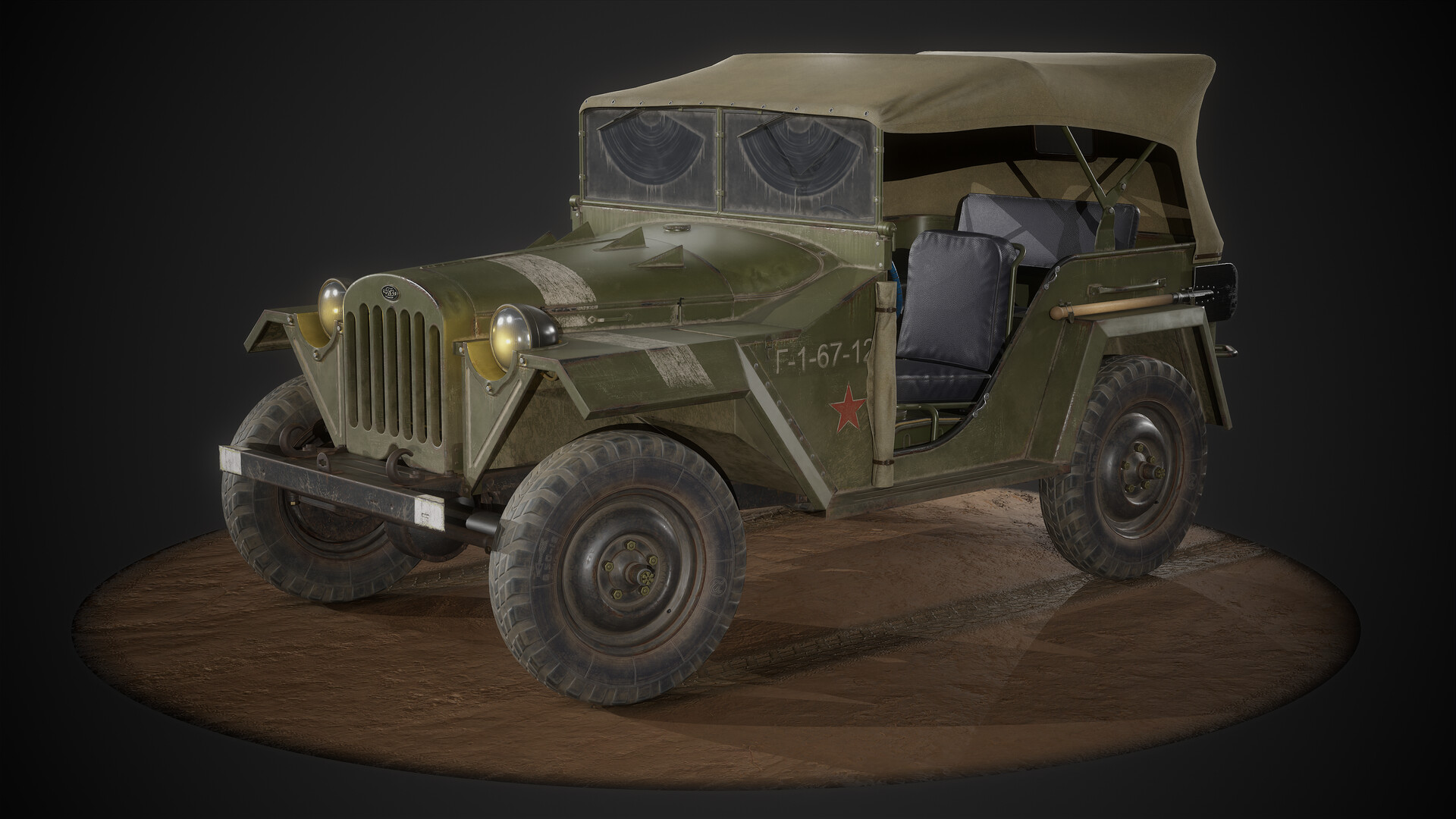 ArtStation - GAZ-67