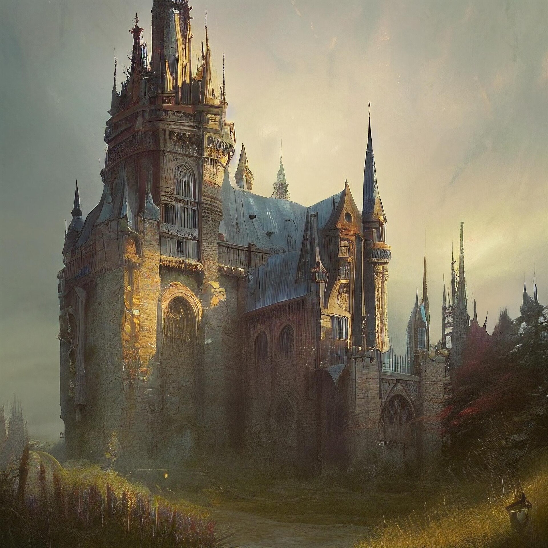 the_french_artist - Gothic revival architectural style castles