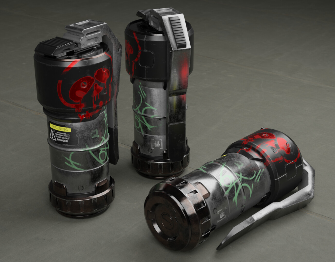 ArtStation - Smoke Grenades