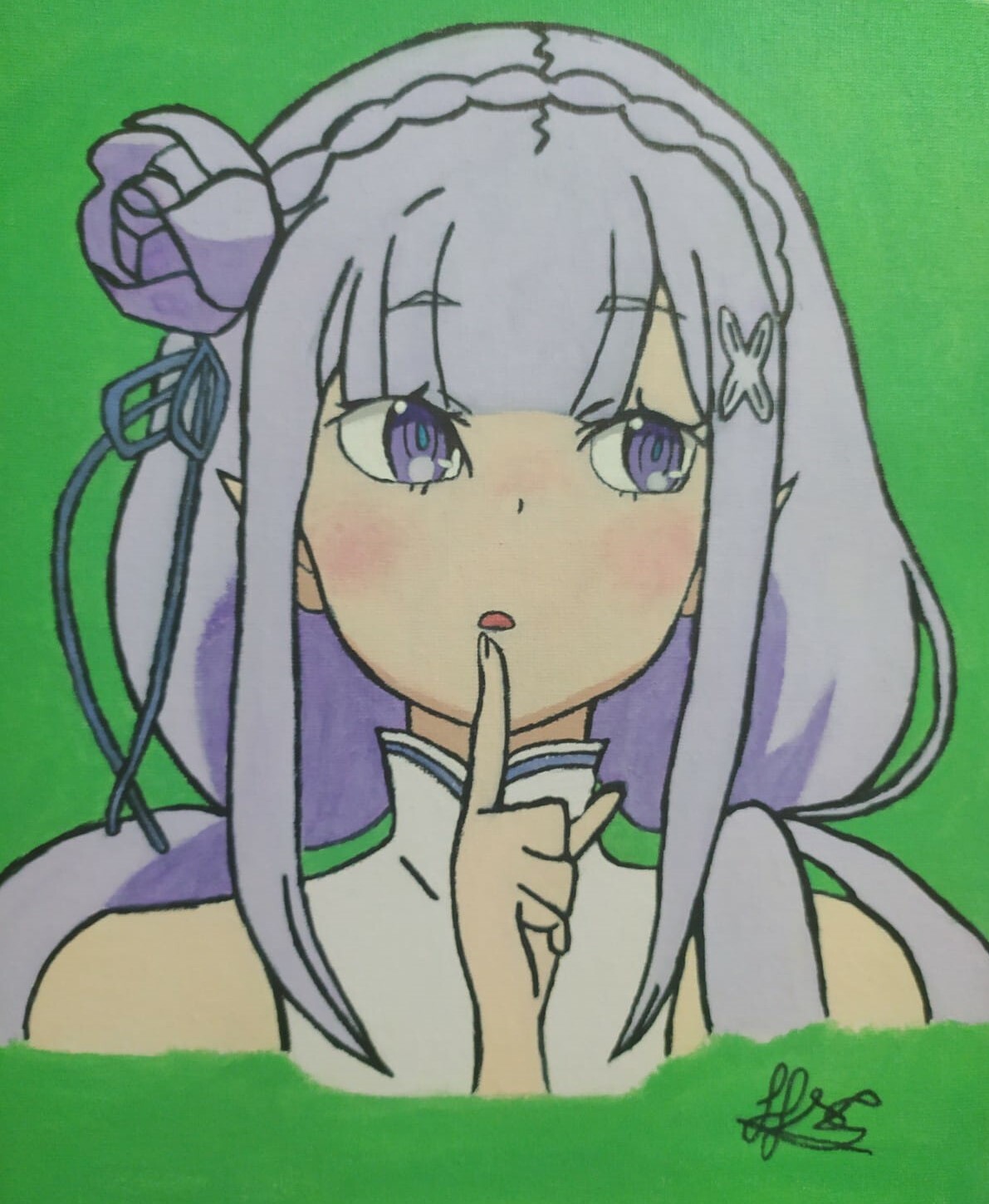 ArtStation - Emilia from Re:Zero