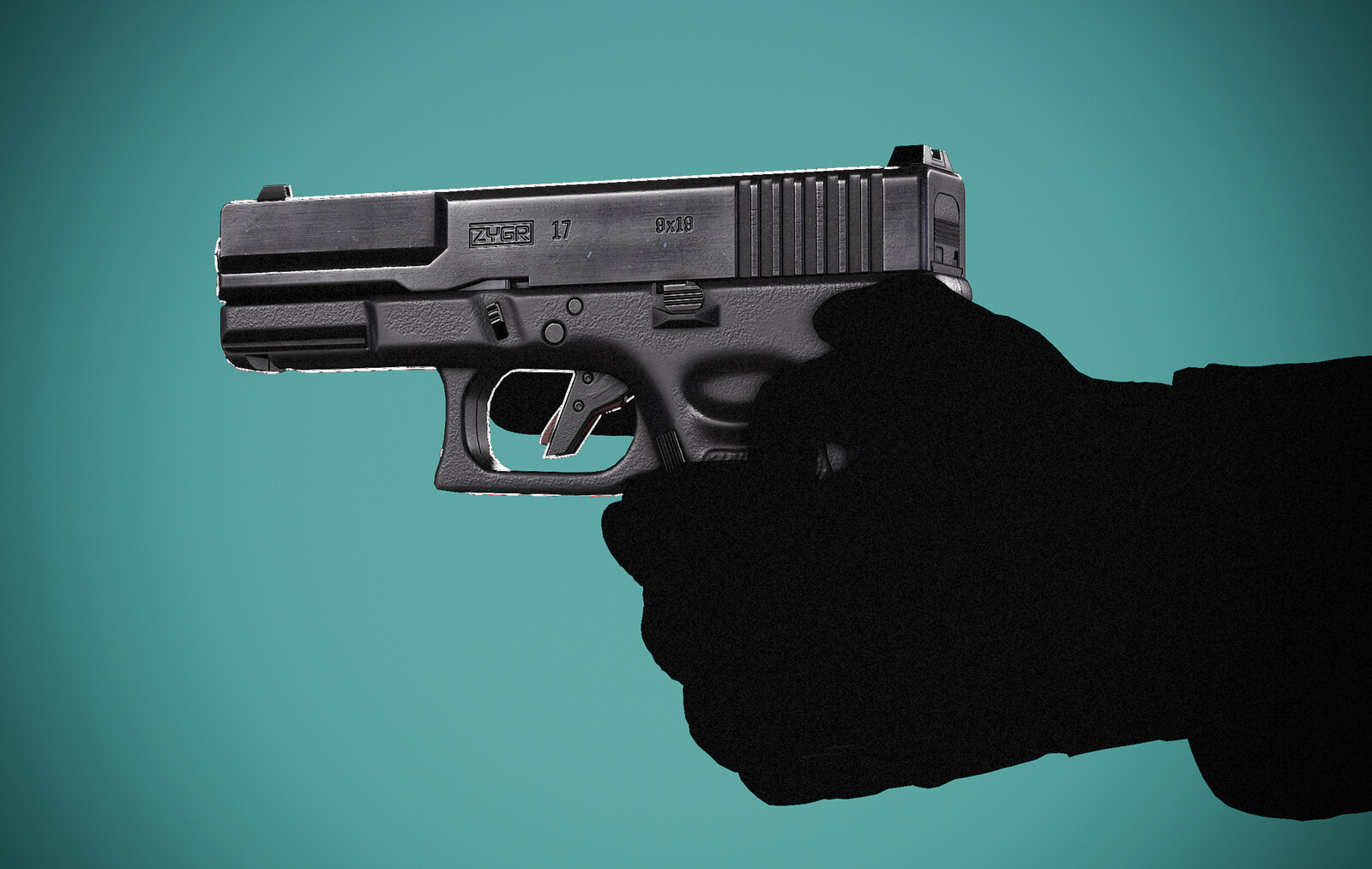 Pilgrim - Prototype 17 Handgun - Rust