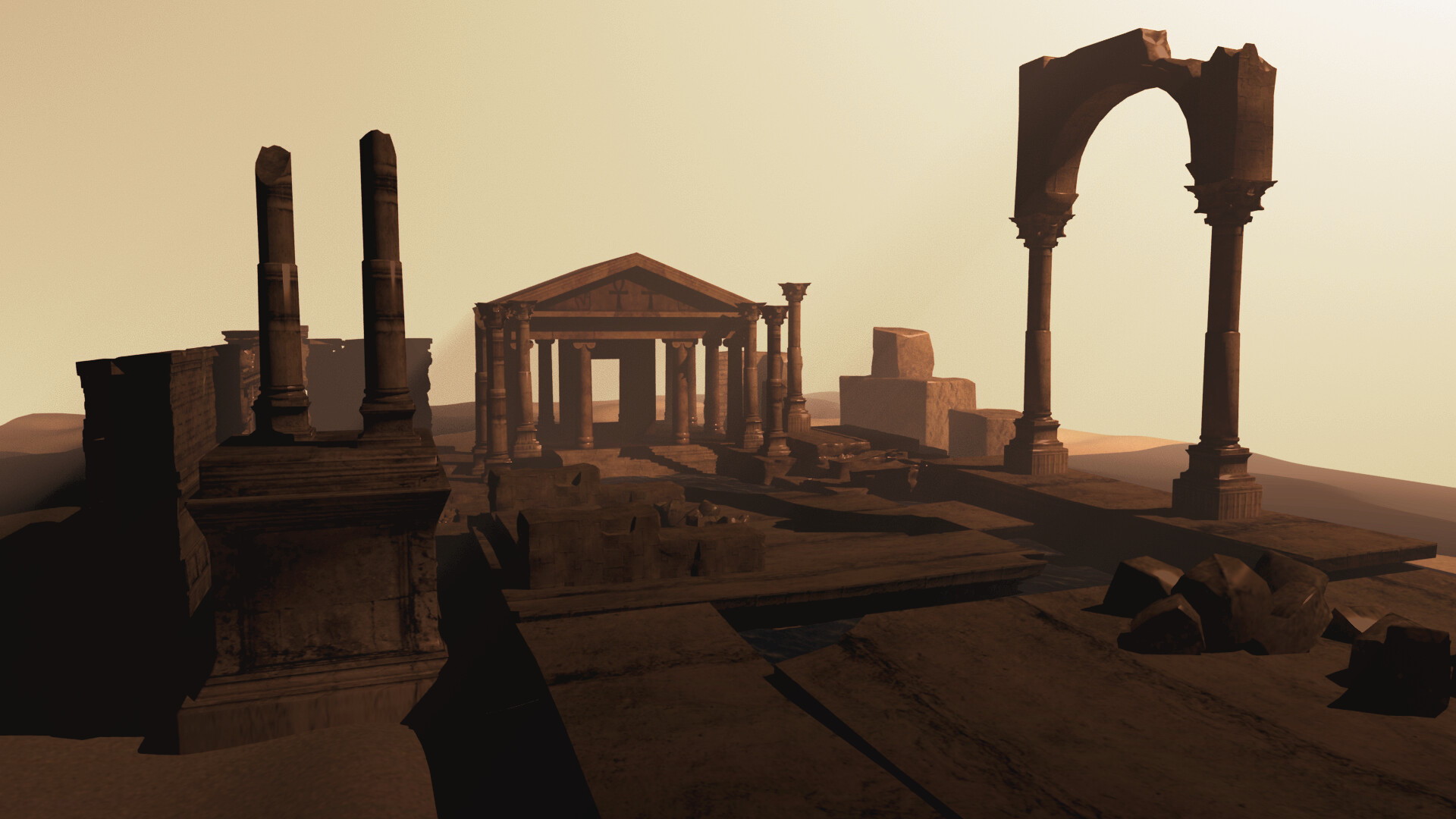 ArtStation - Anient Ruins Lighting