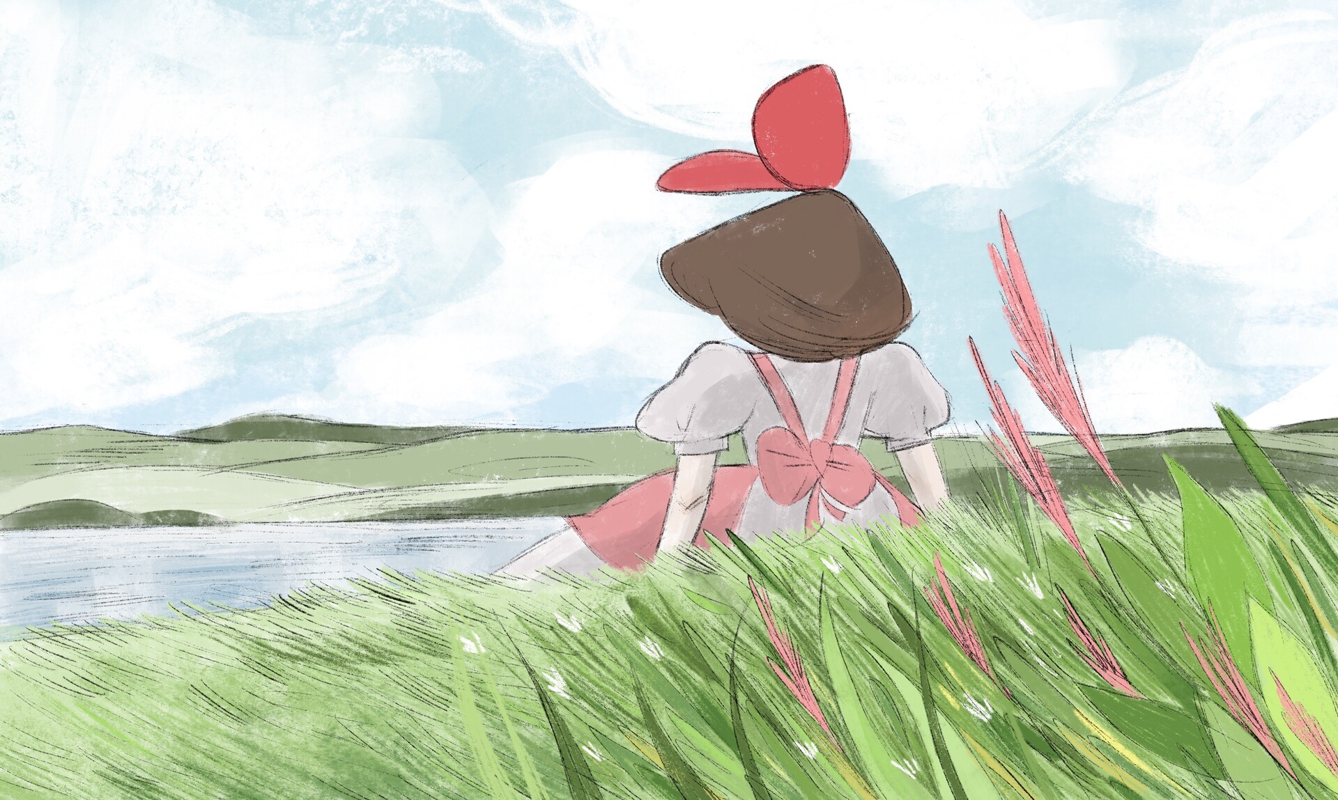 ArtStation - Kiki fanart 🐈‍⬛🎀