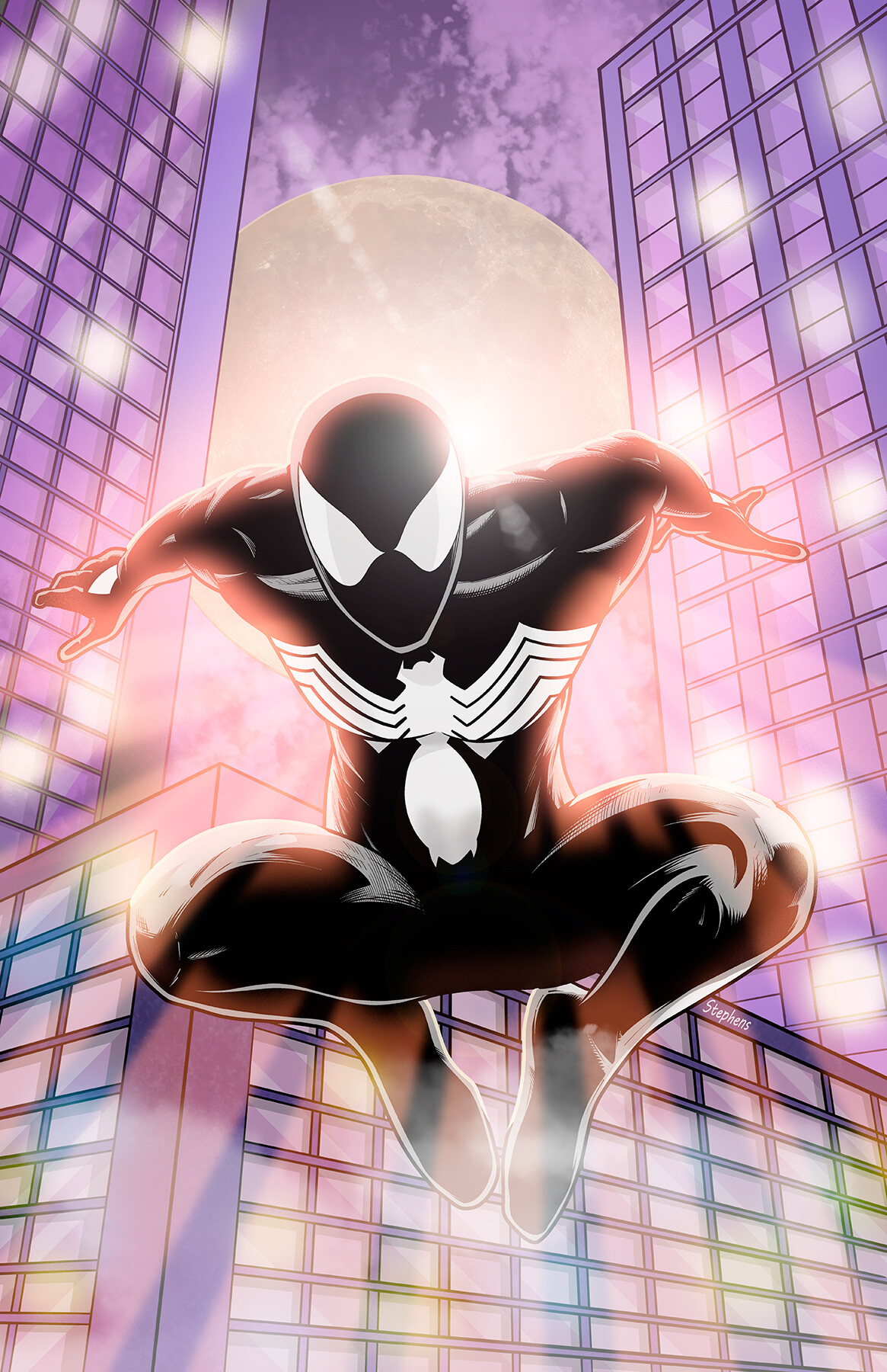 ArtStation - Spider-Man-Black Suit