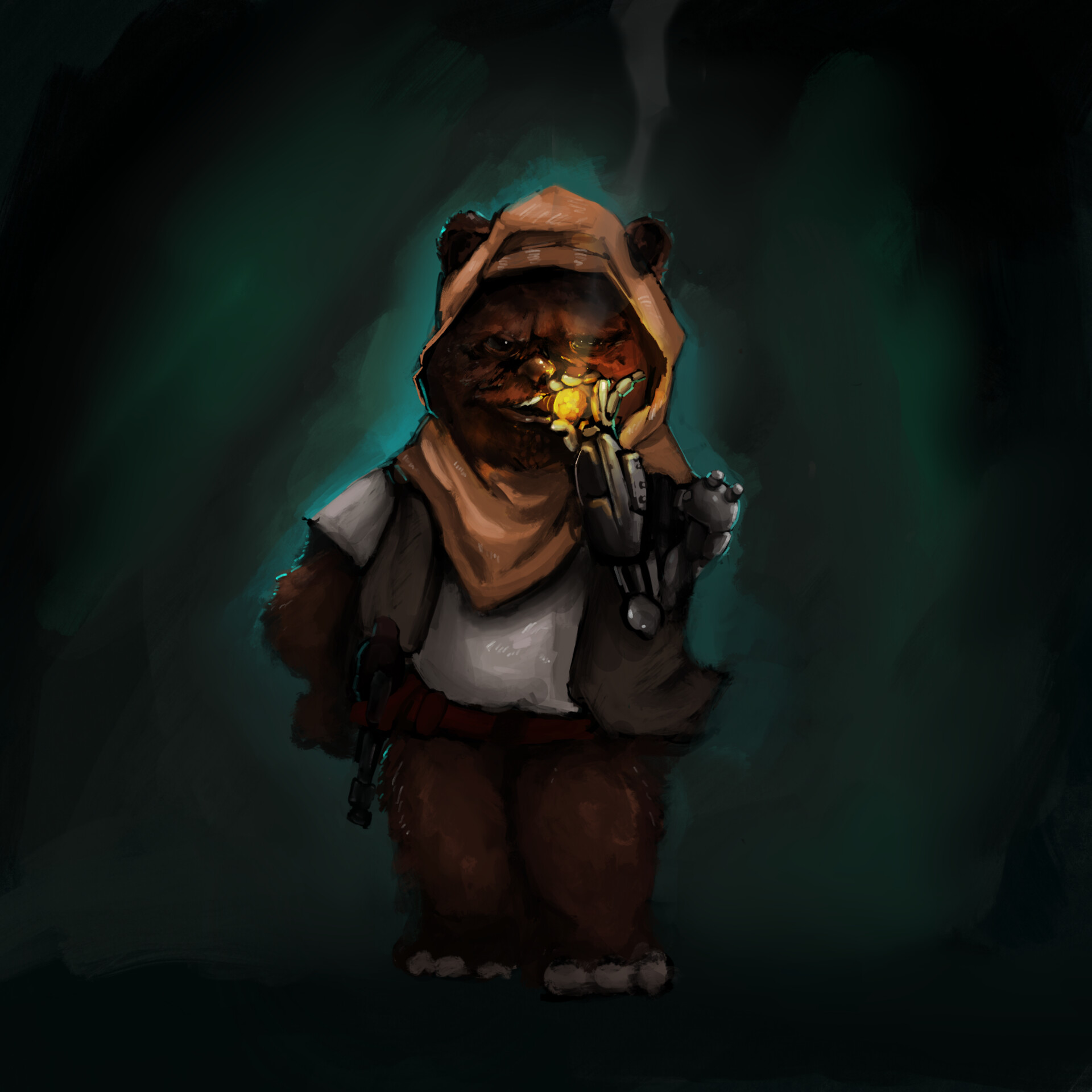 ArtStation - Boris The Ewok Smuggler