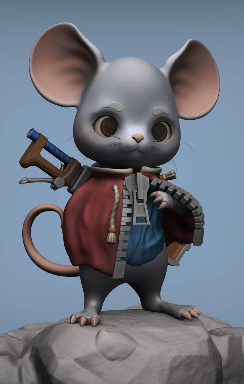 ArtStation - Mouse warrior