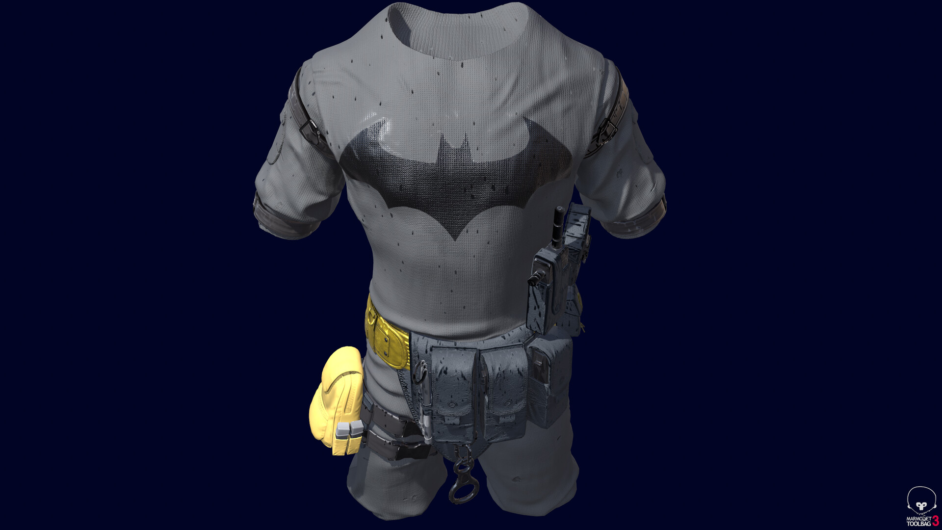 ArtStation - cloth bat man suit texture
