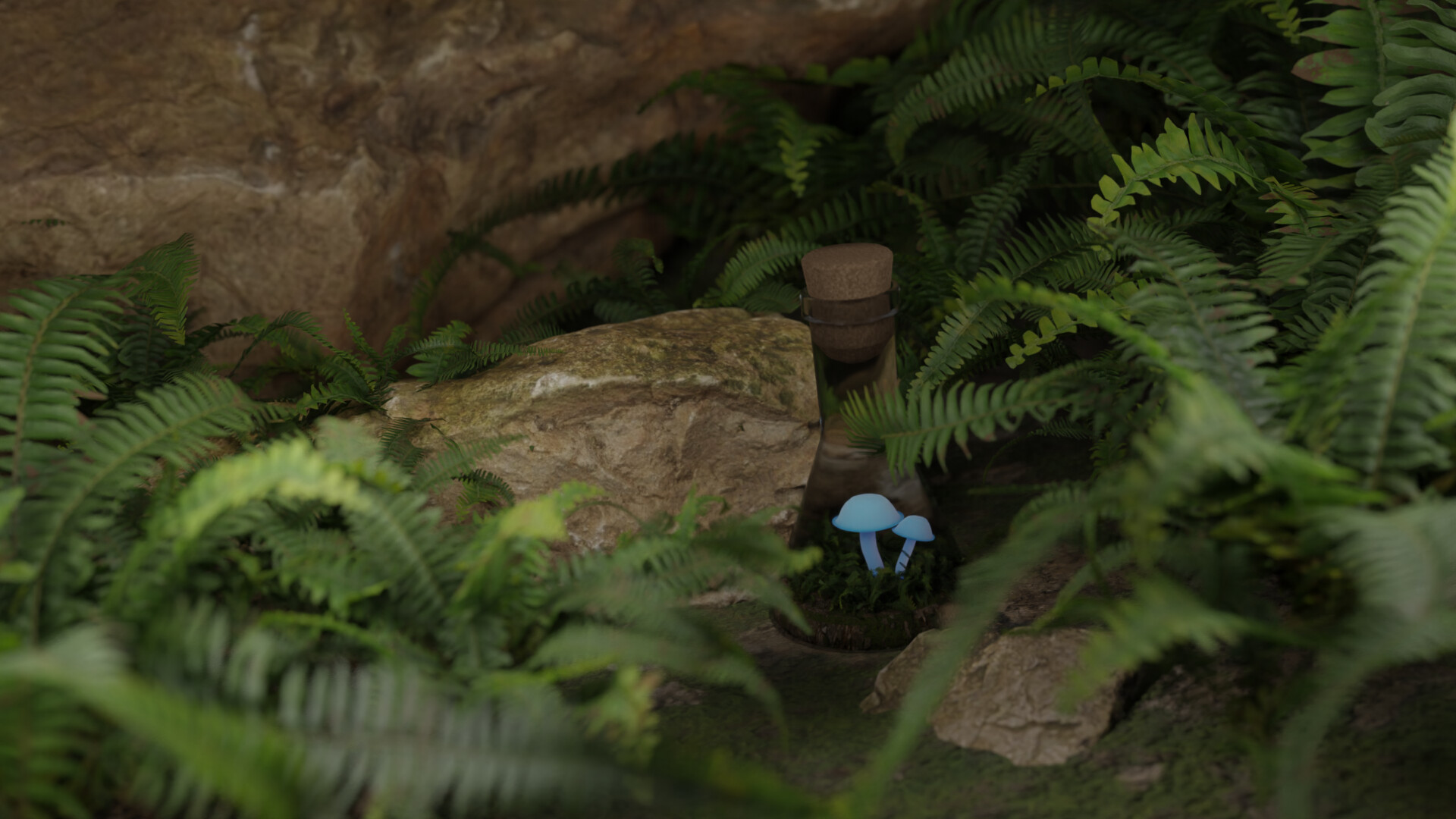 ArtStation - magic mushroom