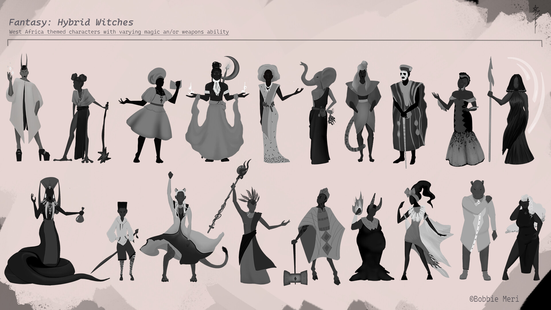 ArtStation - CONCEPT ART Witch Sketches