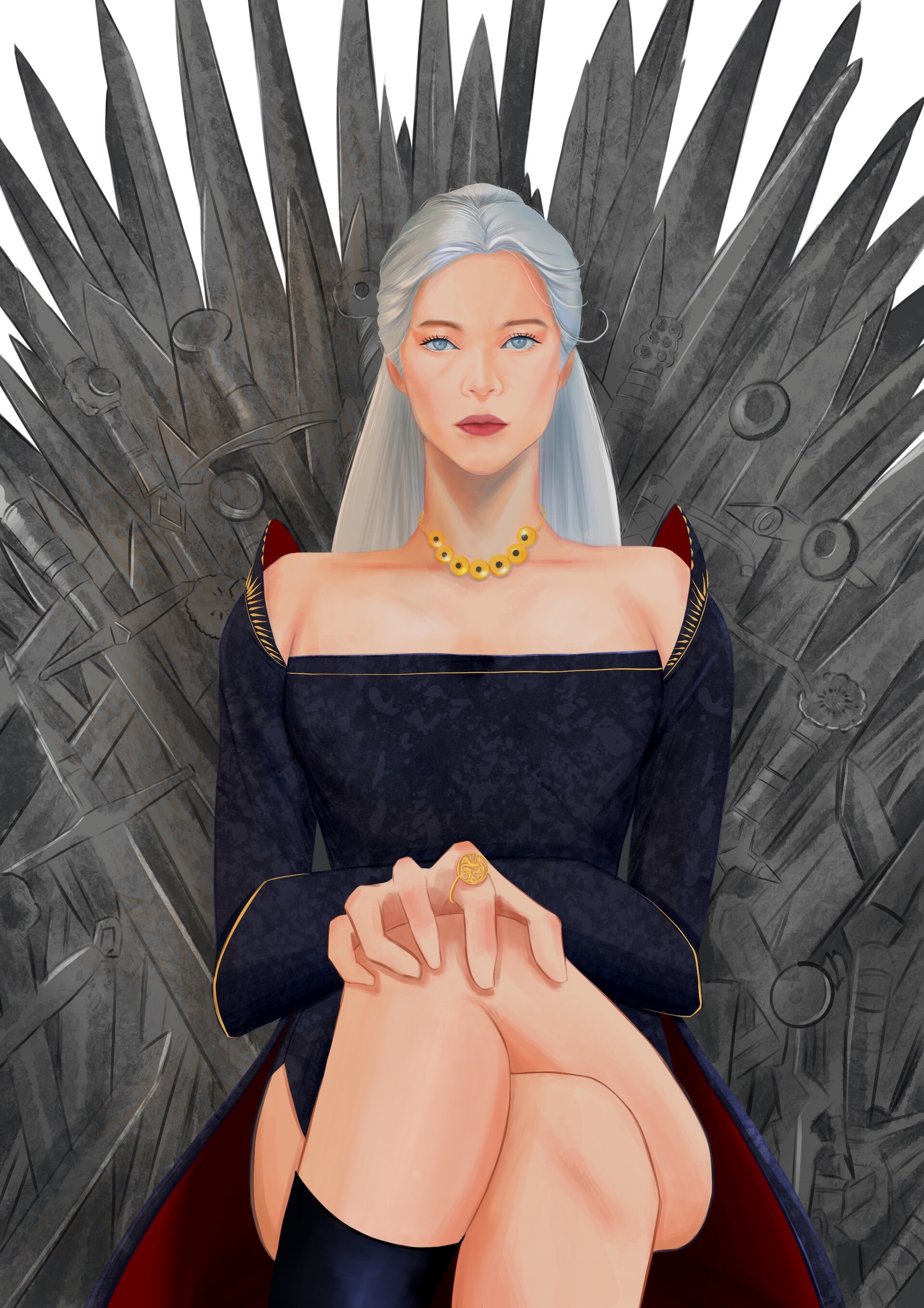 ArtStation - Rhaenyra Targaryen princess of dragonstone