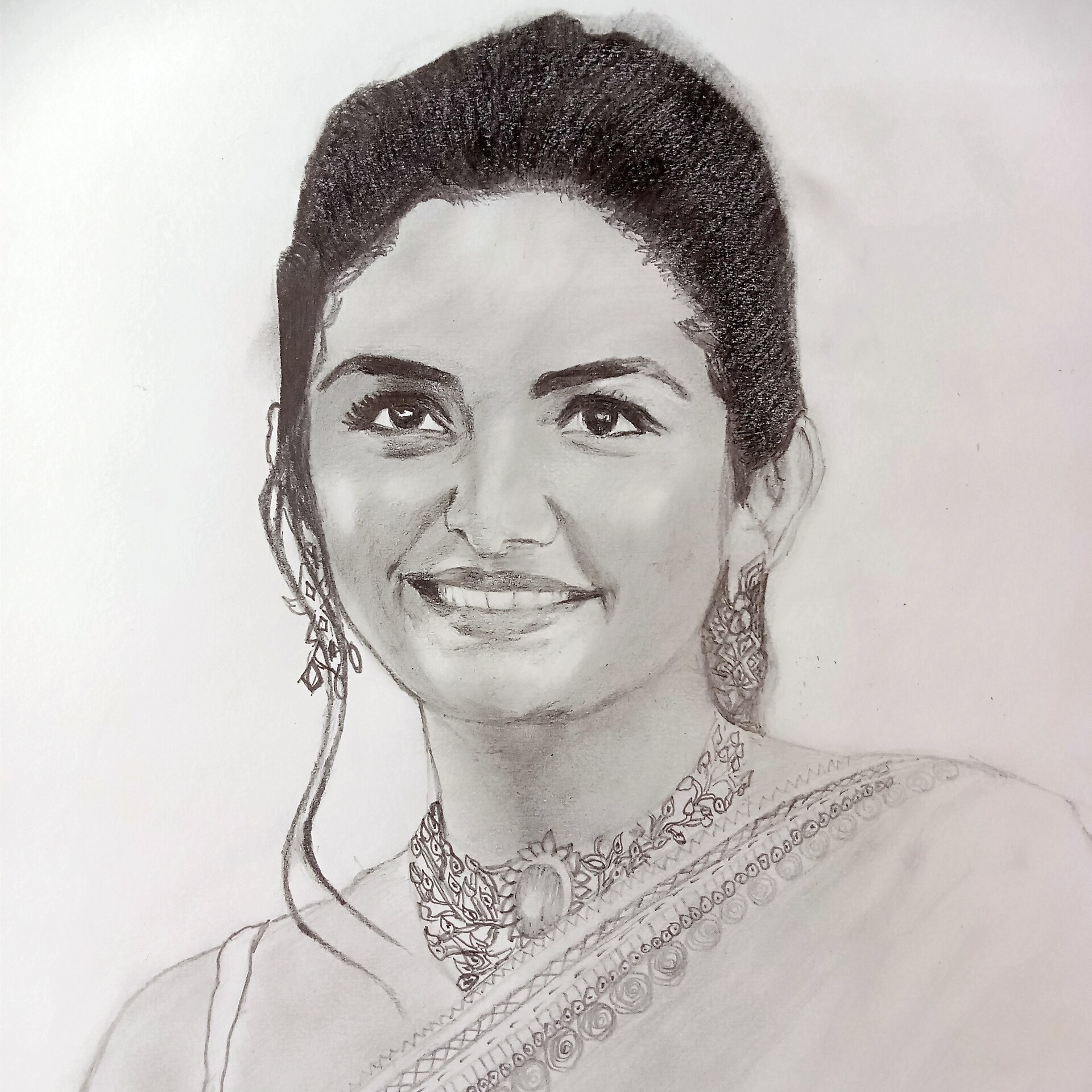 ArtStation - adithi Shankar pencil drawing ☺️