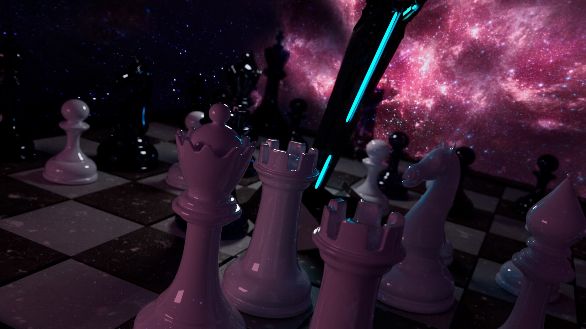 ArtStation - Chess set