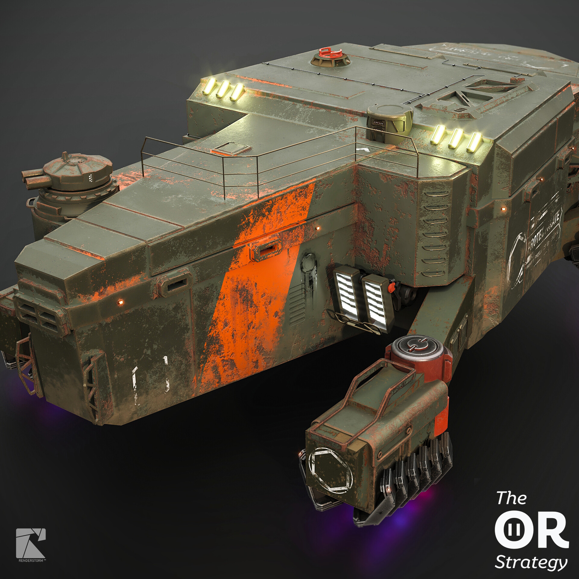 ArtStation - Protectorate 'Firedog' MkII APC