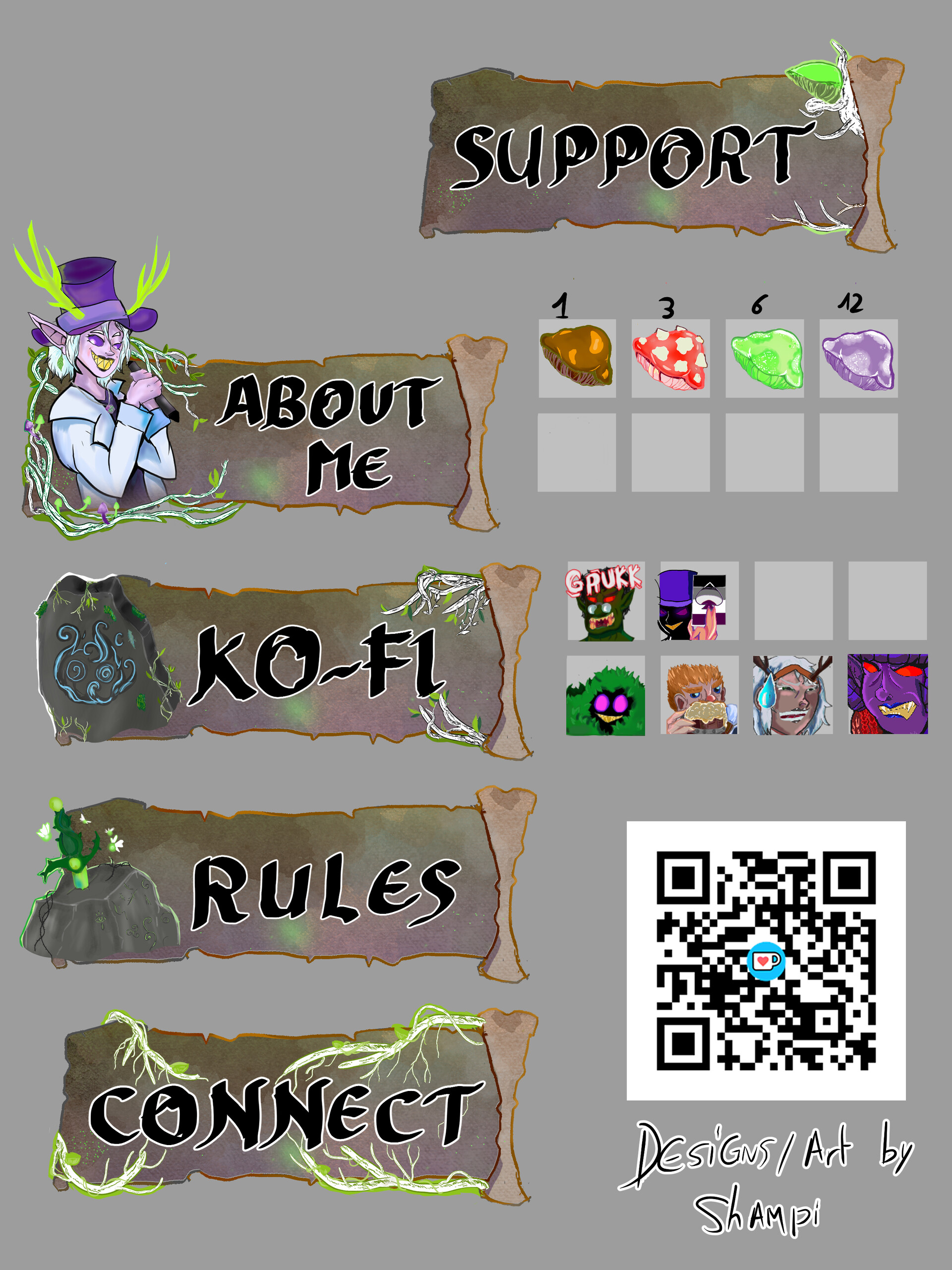 ArtStation - Twitch Channel graphics