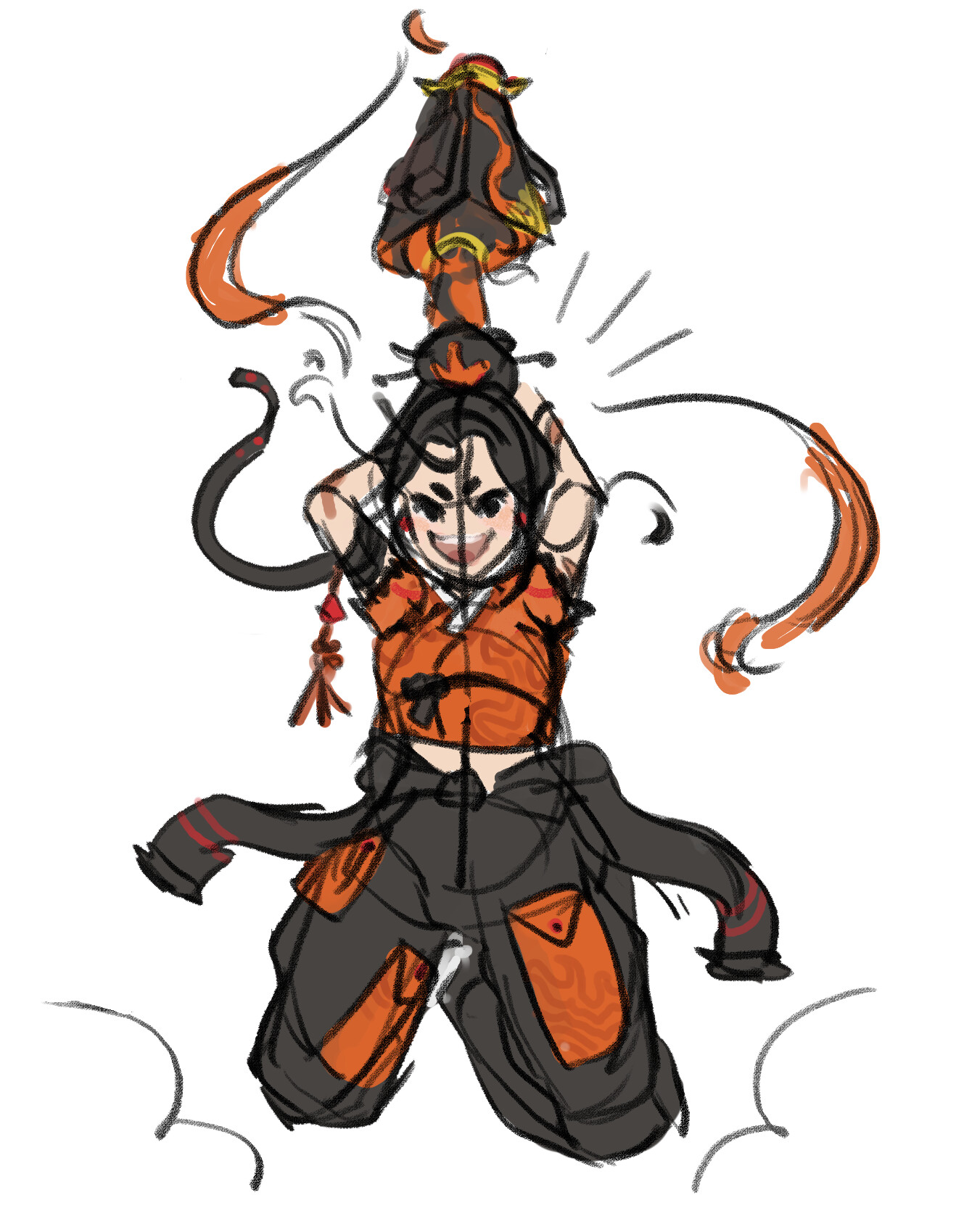 ArtStation - Bazooka girl sketch