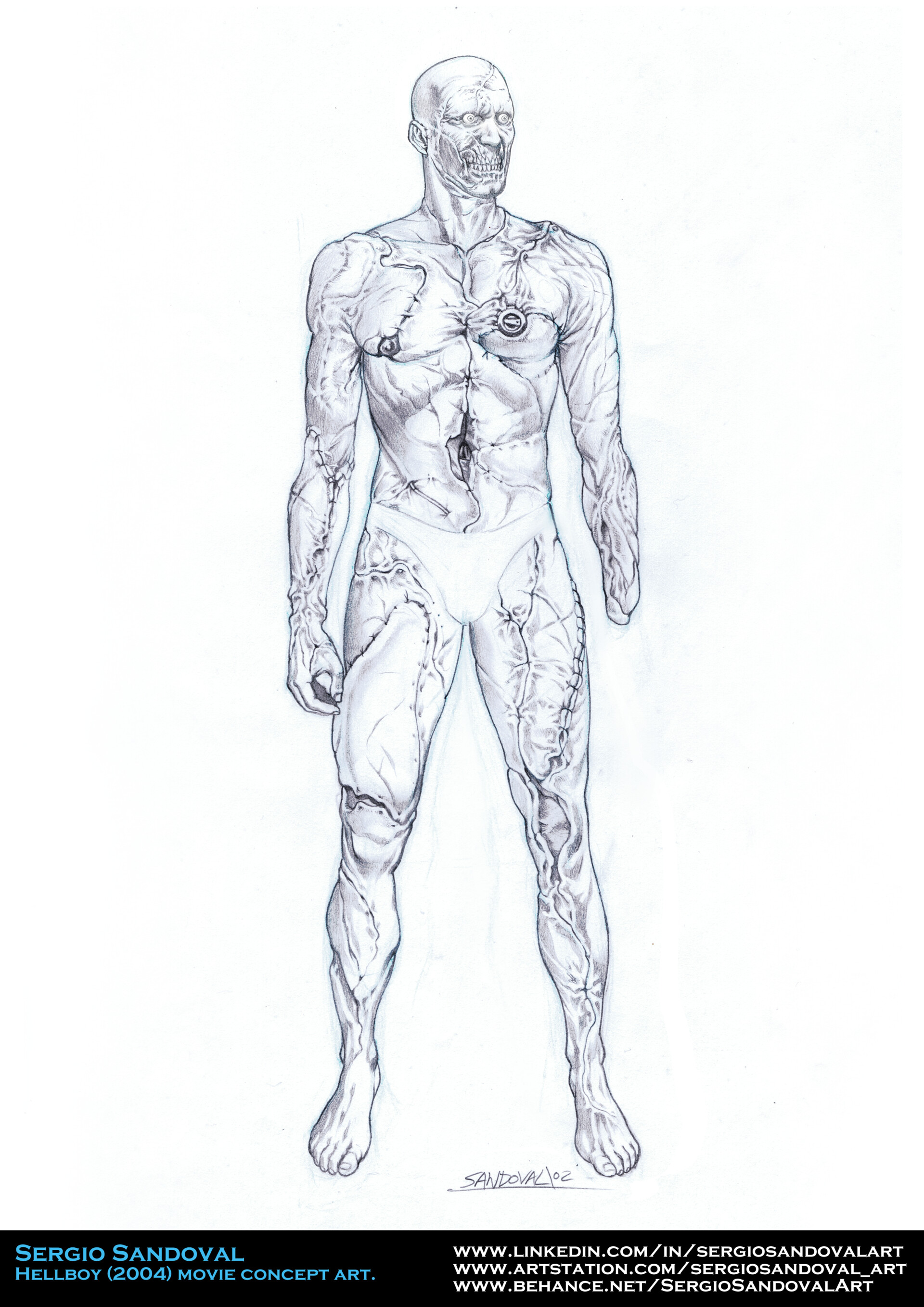 hellboy 2004 concept art