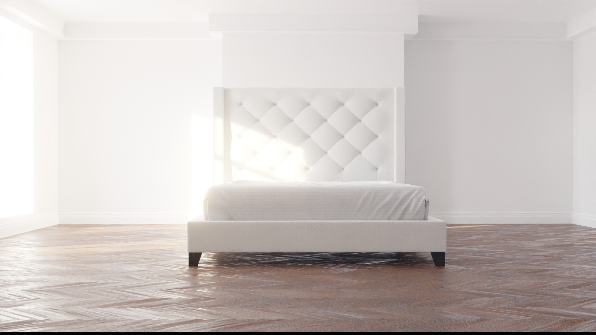 ArtStation - Tufted Bed