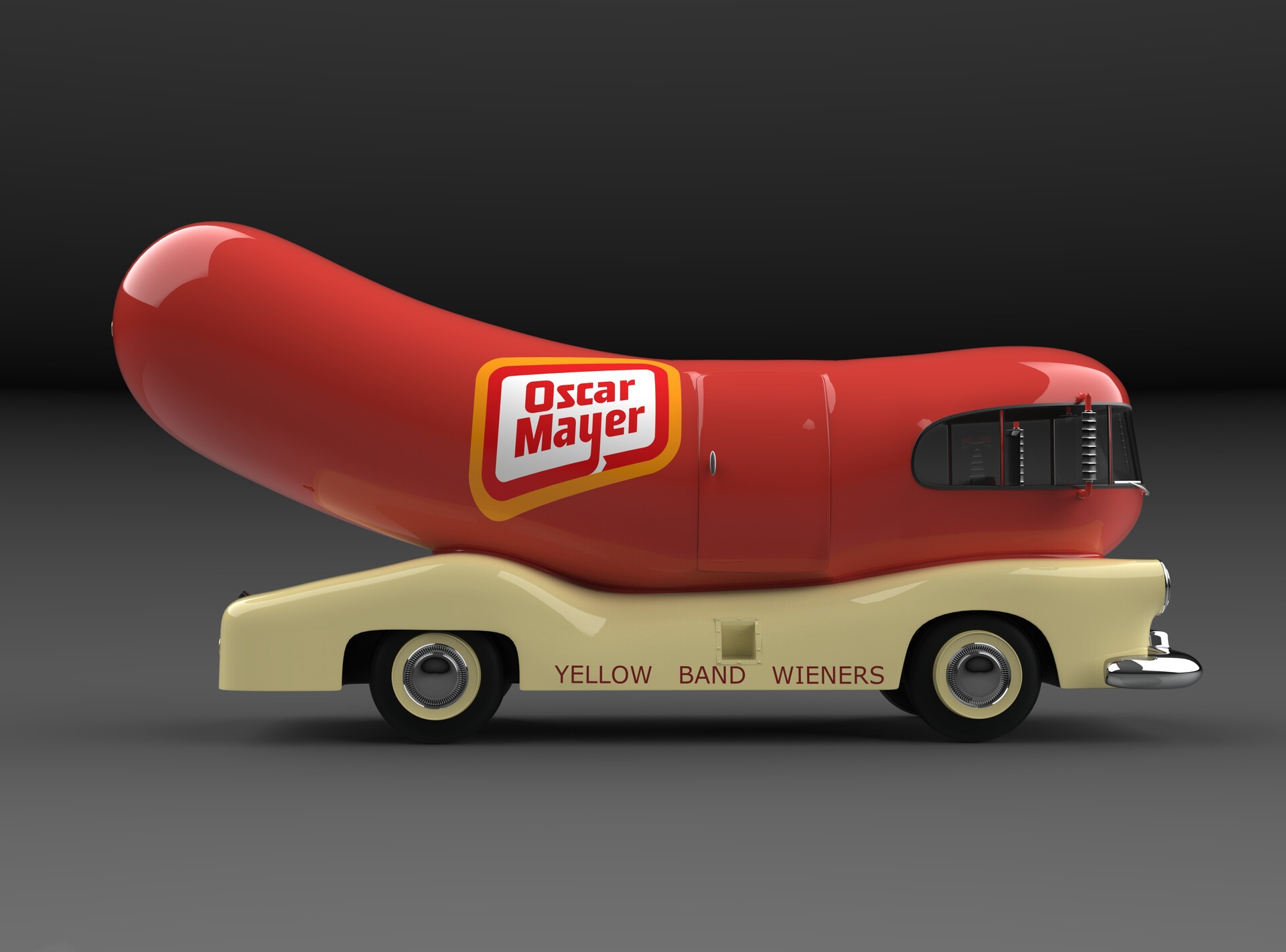 ArtStation - The 1952 Oscar Mayer Wienermobile