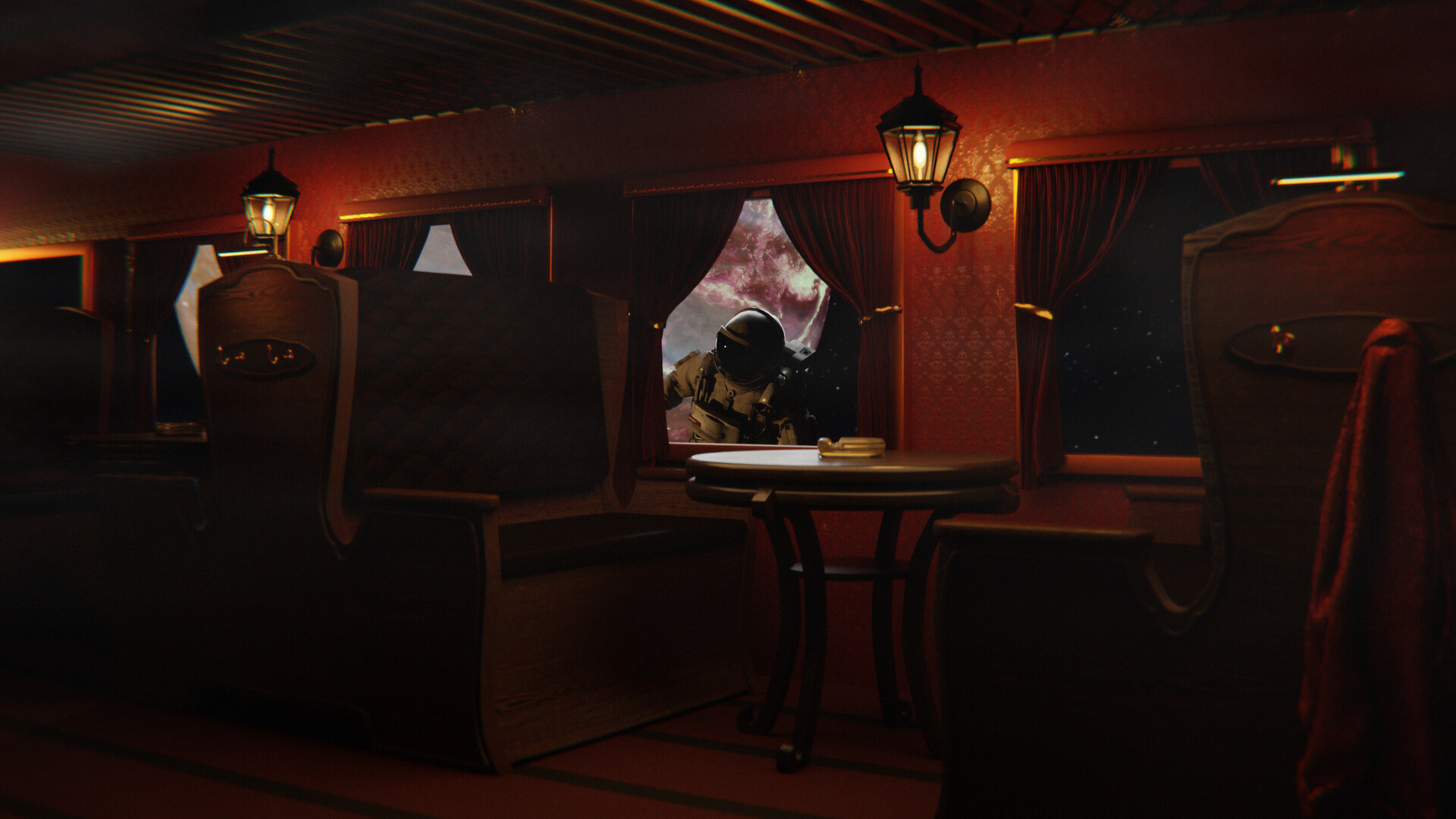 ArtStation - Floating Train