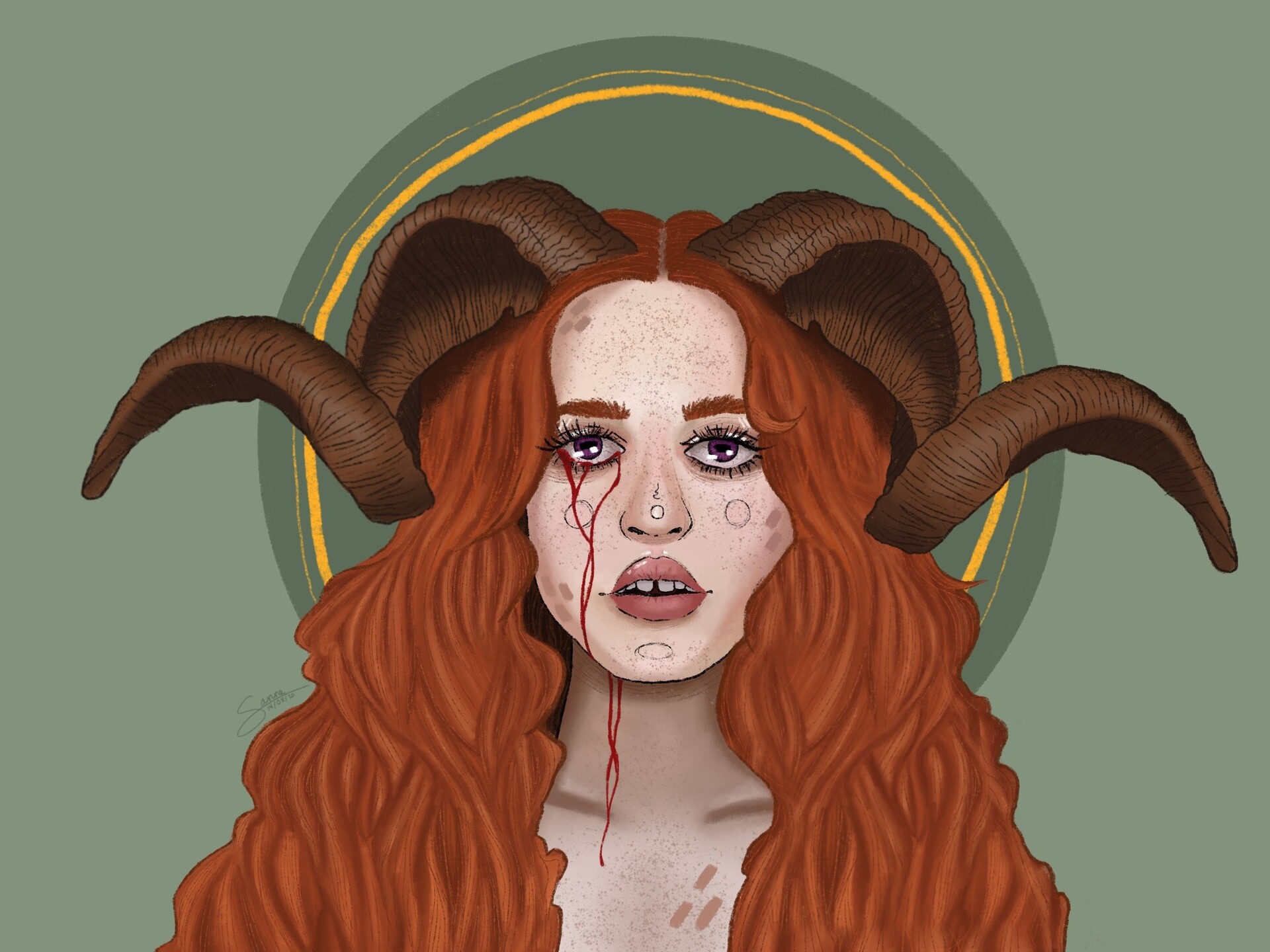 ArtStation - Goat Girl