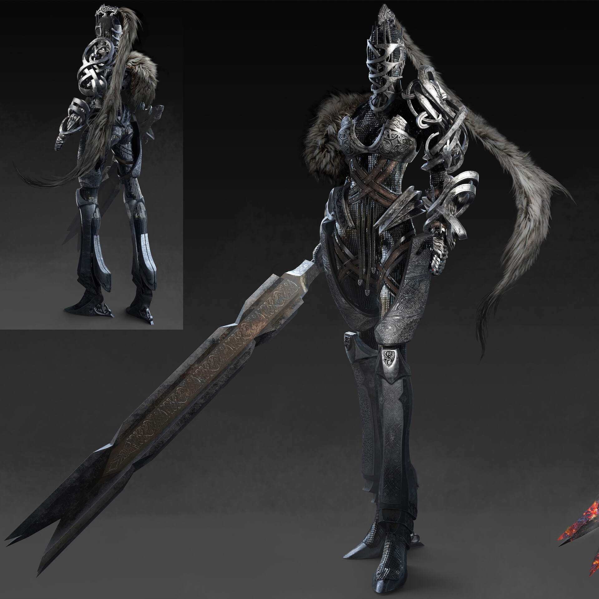 ArtStation - Valkyrja 女武神