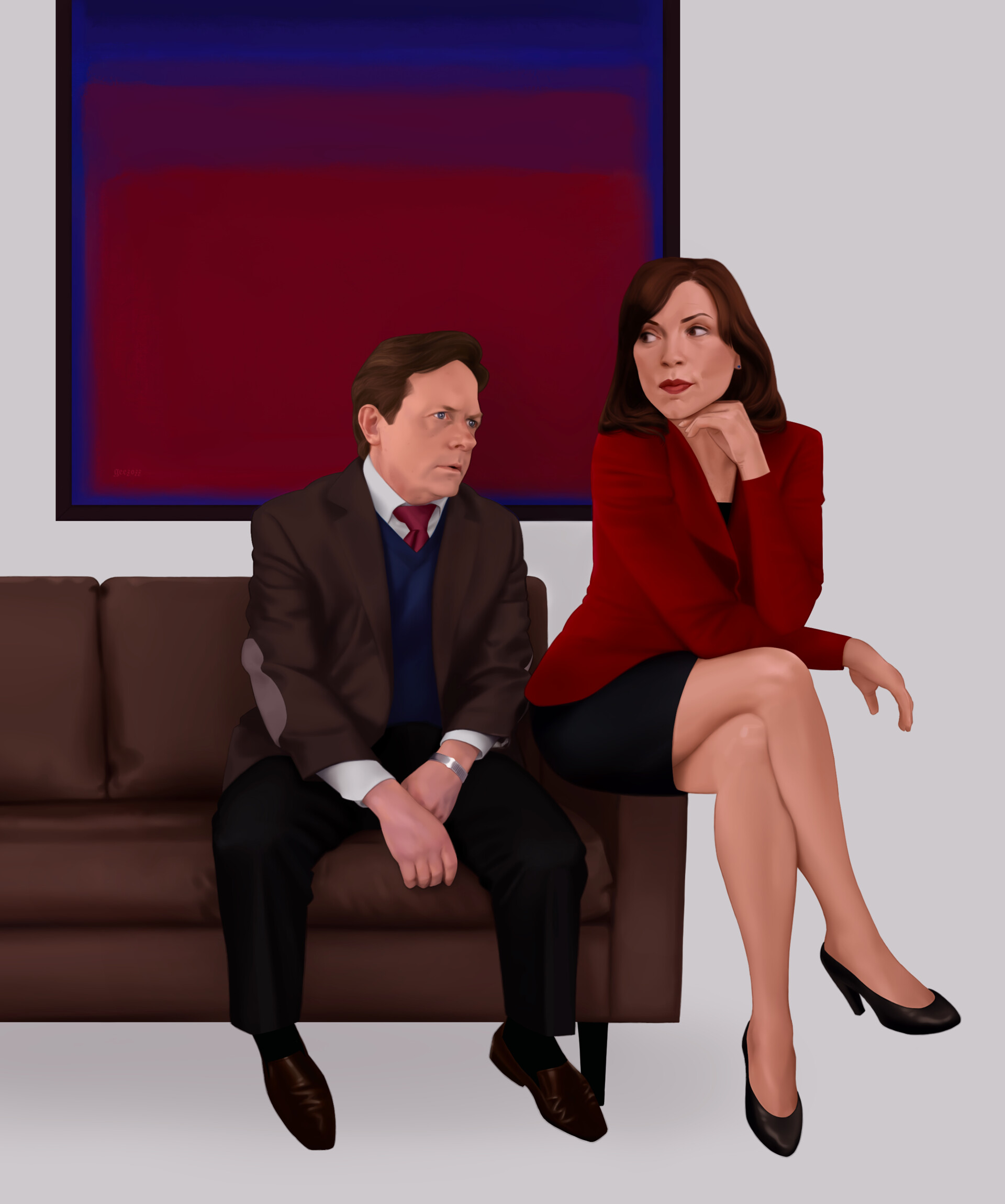 ArtStation - Red on Blue