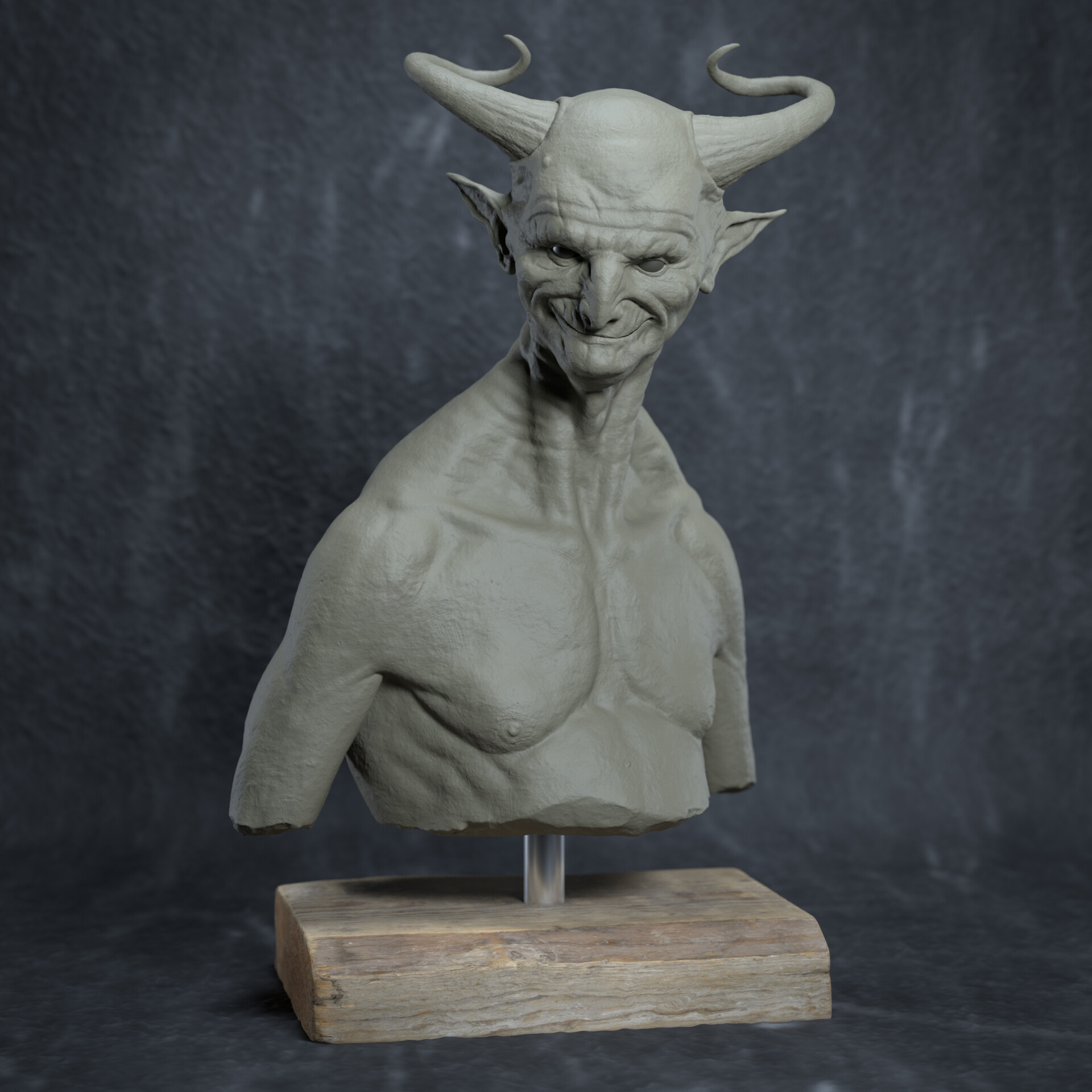 ArtStation - Gorlock Clay Render