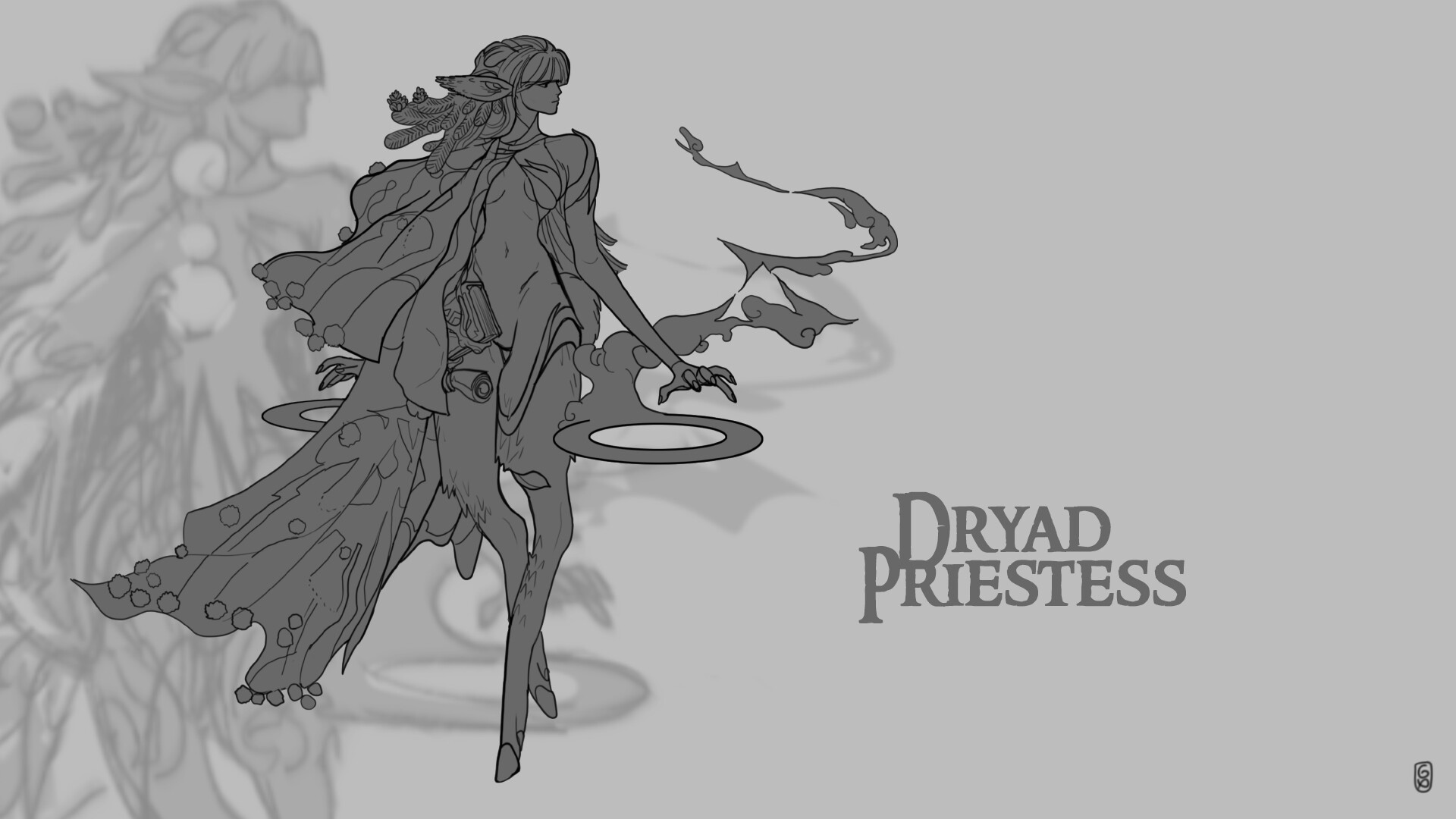 Gianluca Perusi - The Forgotten Realms - the Dryad Priestess