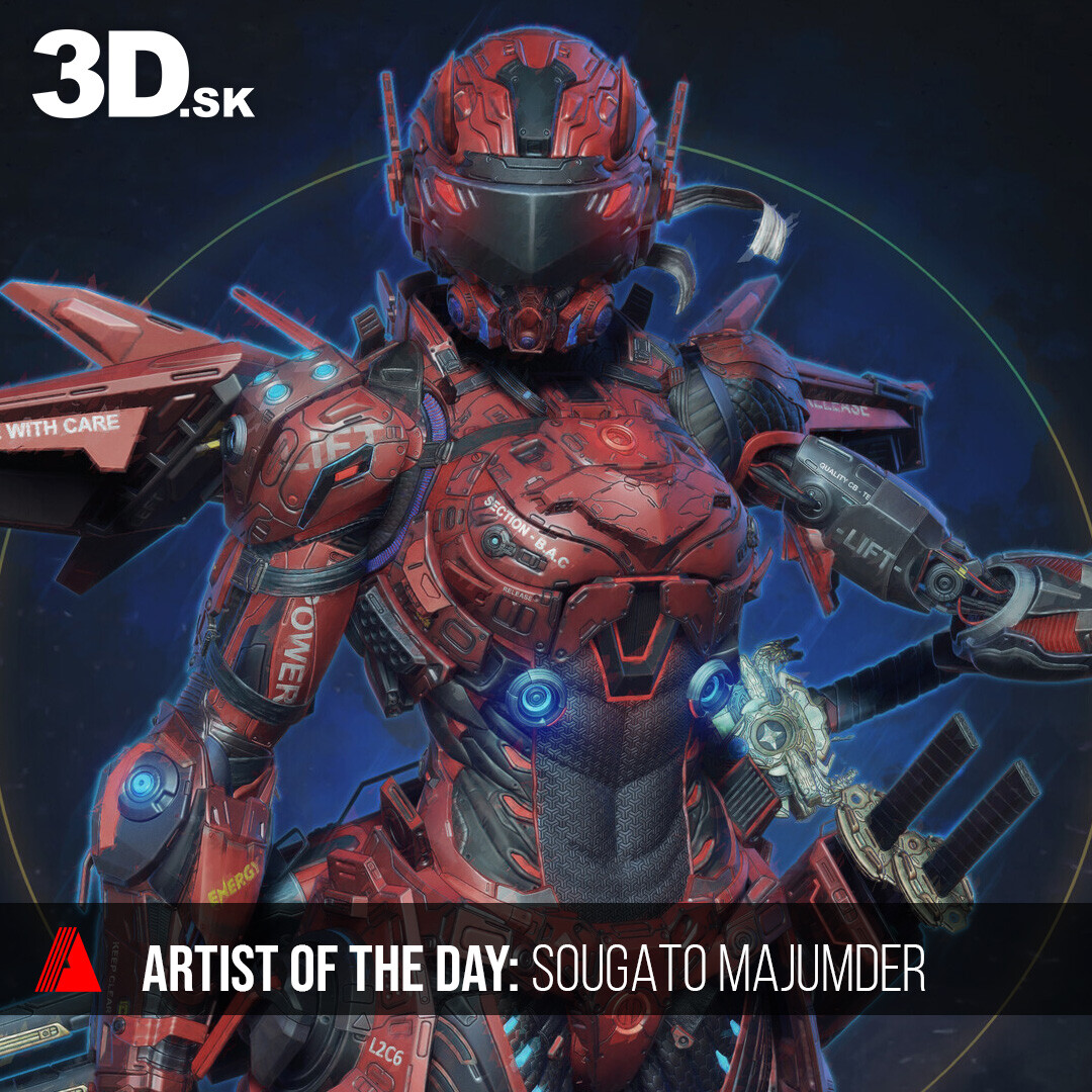 3D.SK - Artist of the day: Sougato Majumder