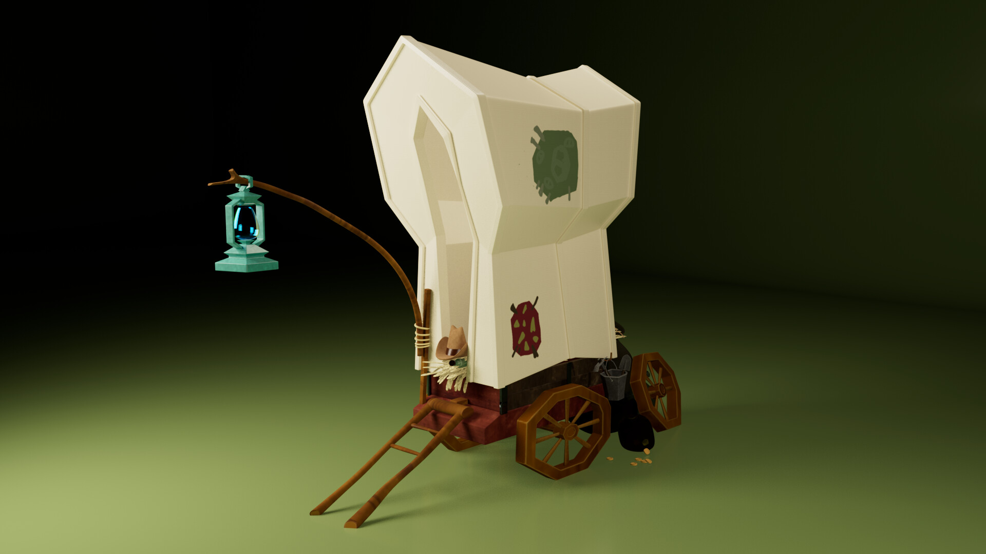 ArtStation - Stylized Wagon