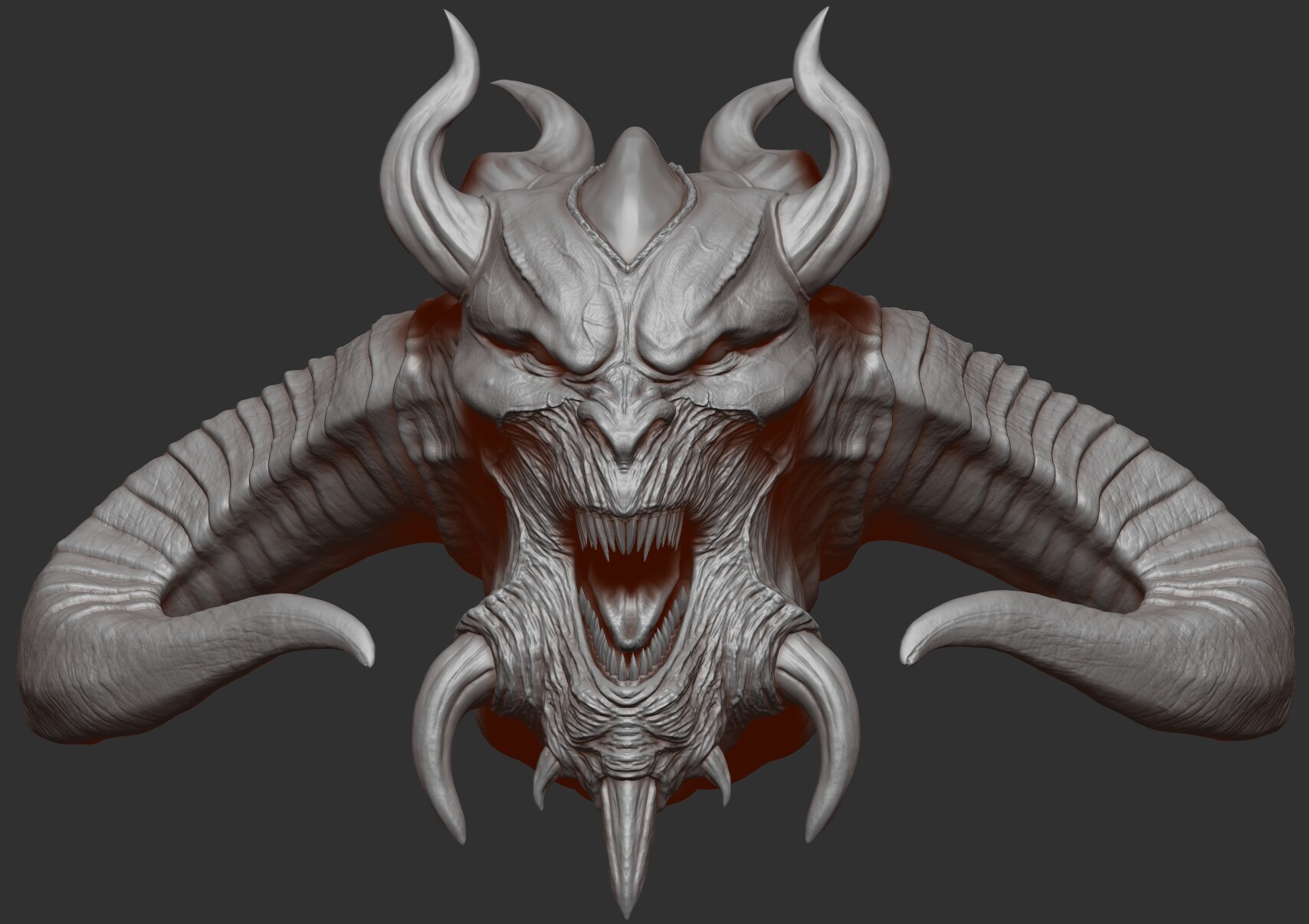 ArtStation - DEMON HEAD