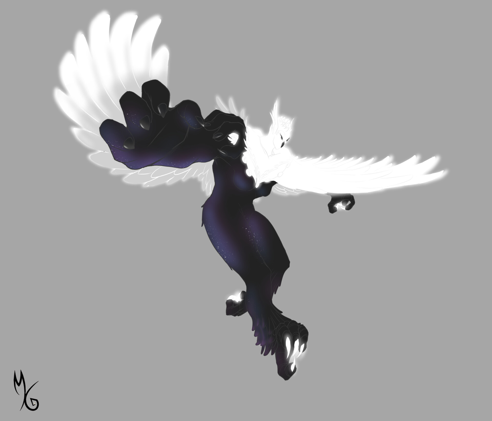 ArtStation - Clowl - Night form - Concept art