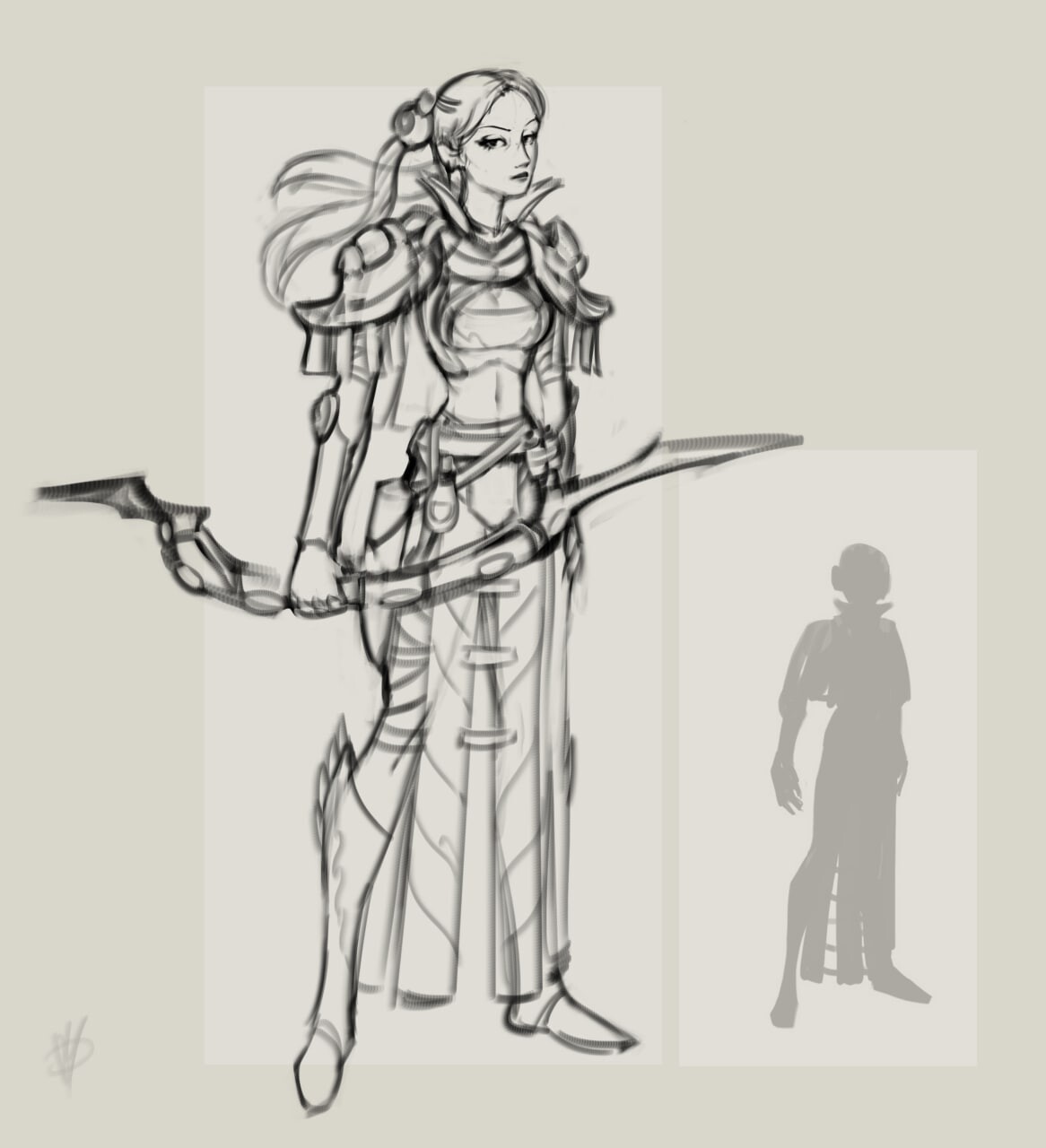 ArtStation - Fantasy archer character concept