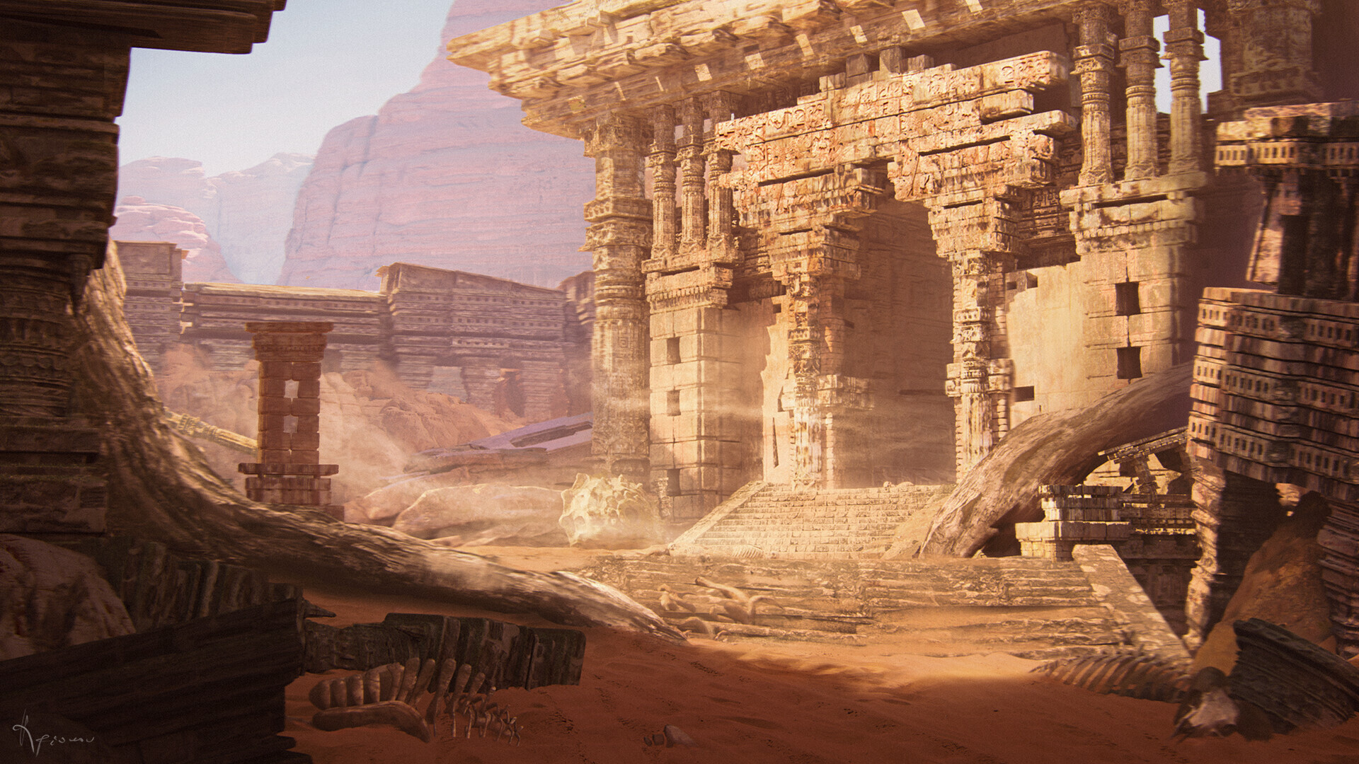 Riccardo Piovan - Jungle Temple Gate