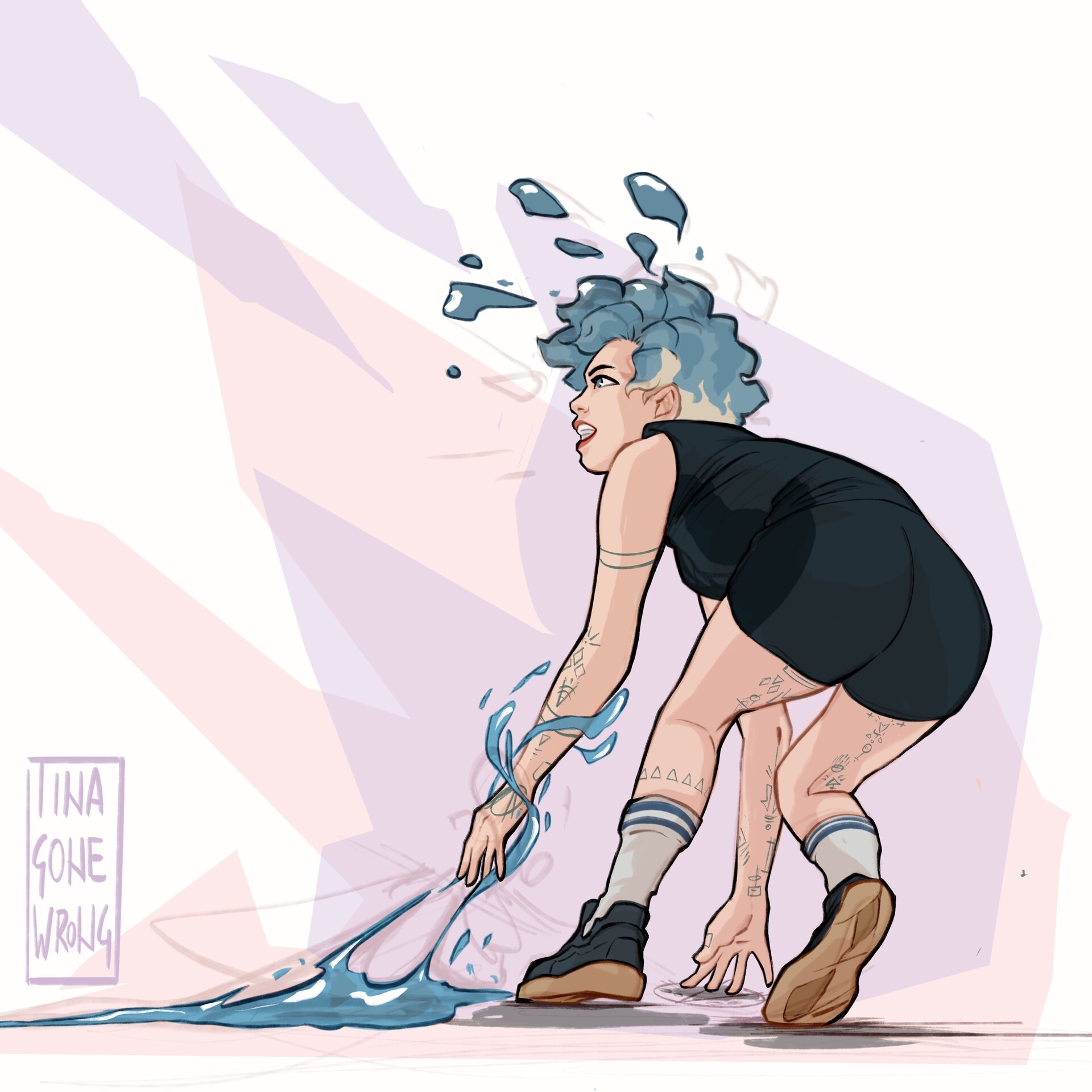 ArtStation - Fighting pose study