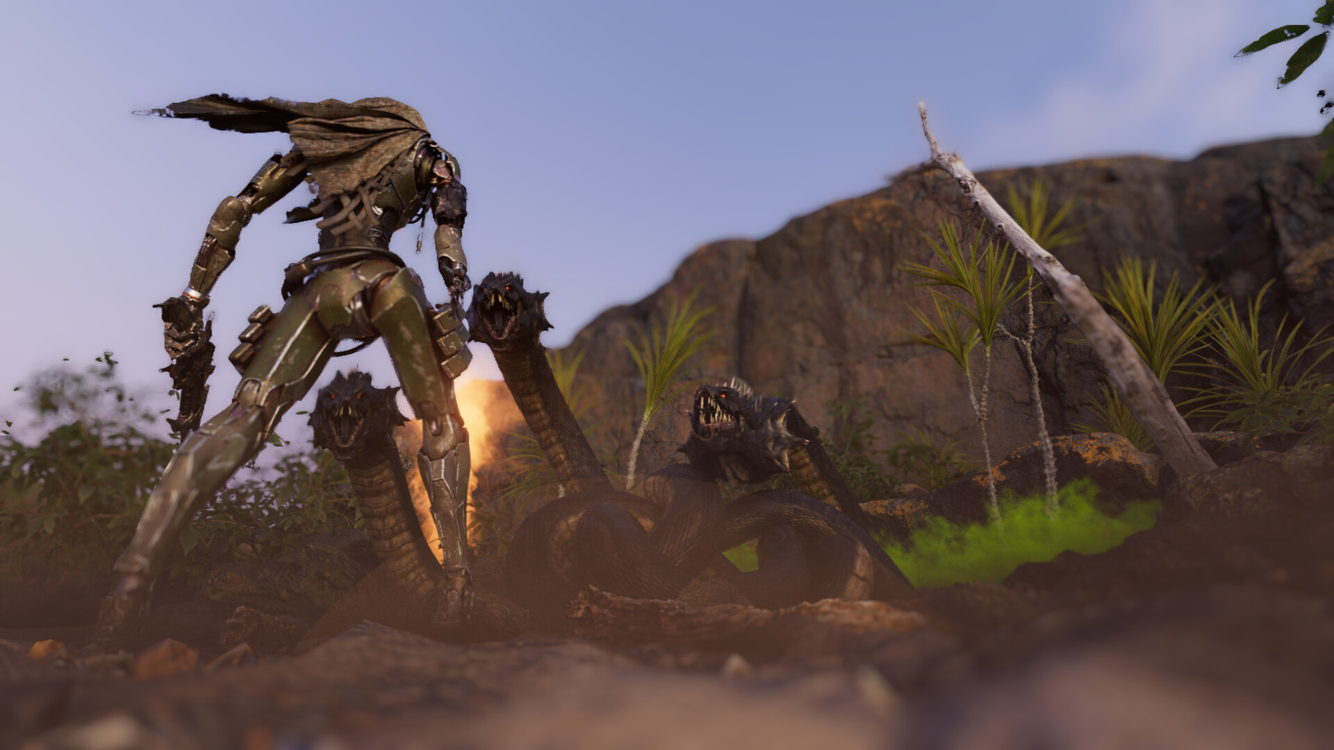 ArtStation - Fighting with Monster Artwork