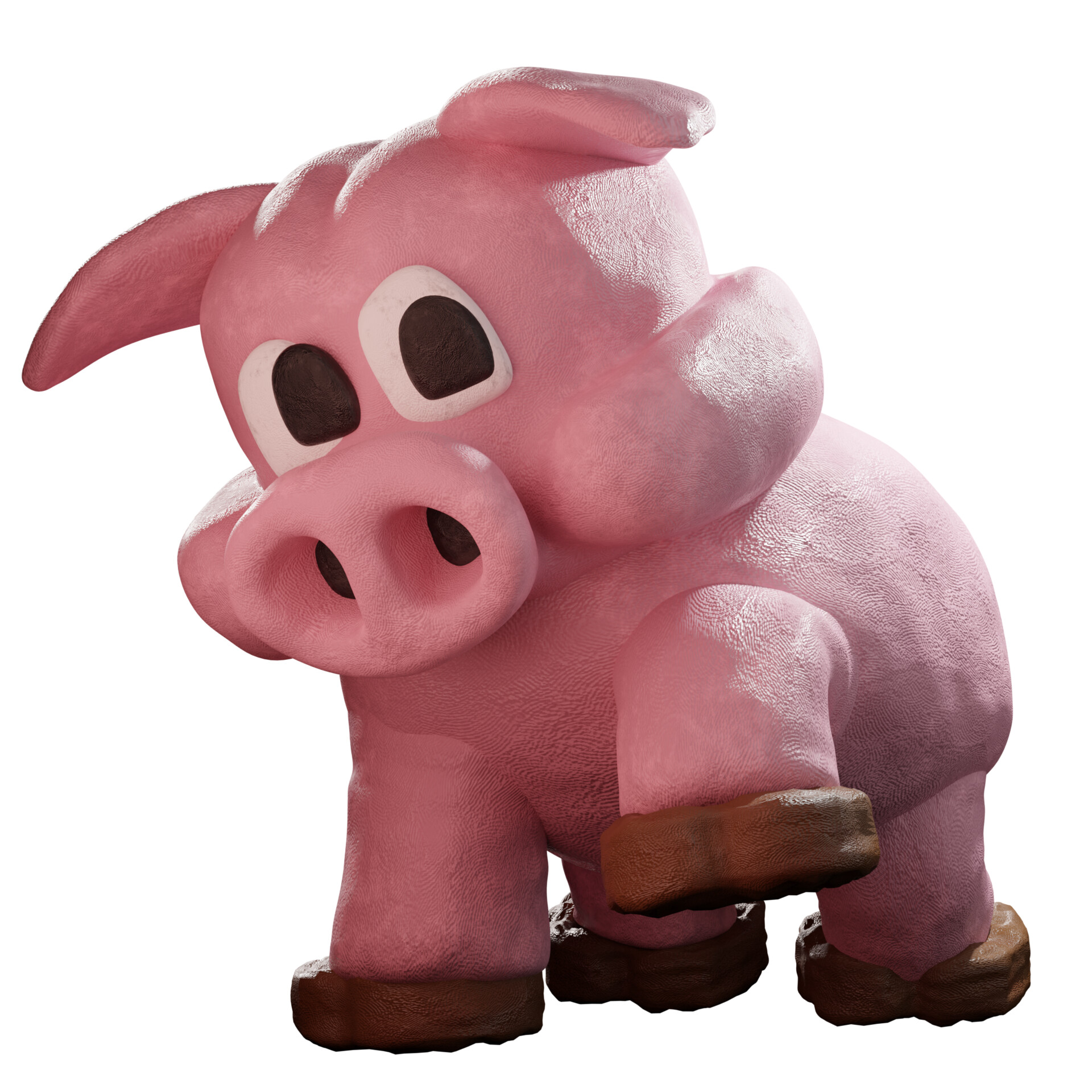 ArtStation - Claymation pig