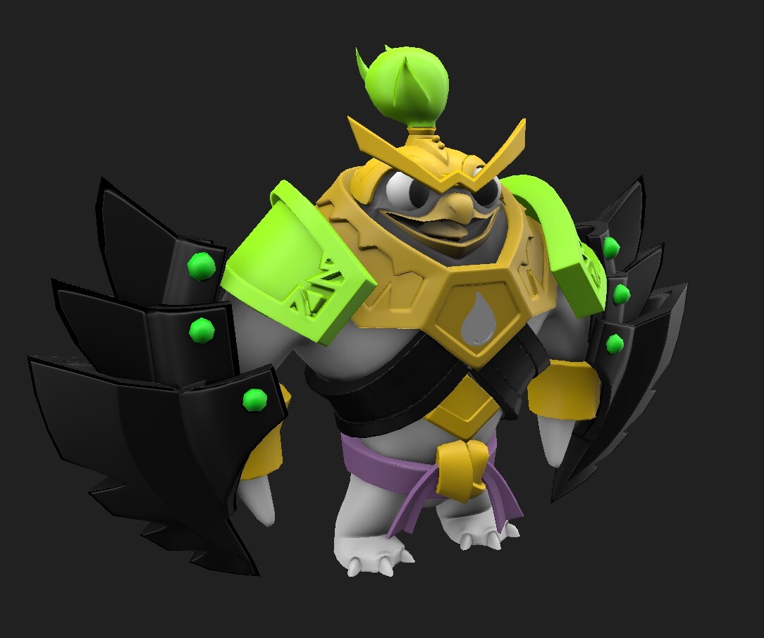 Alex Mckie - Texture Study - Kingpin with DOTA 2 Style Textures